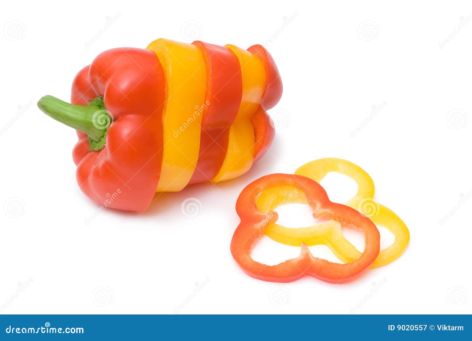 Mixed Paprika with Its Slices Stock Image - Image of freshness, paprika ...