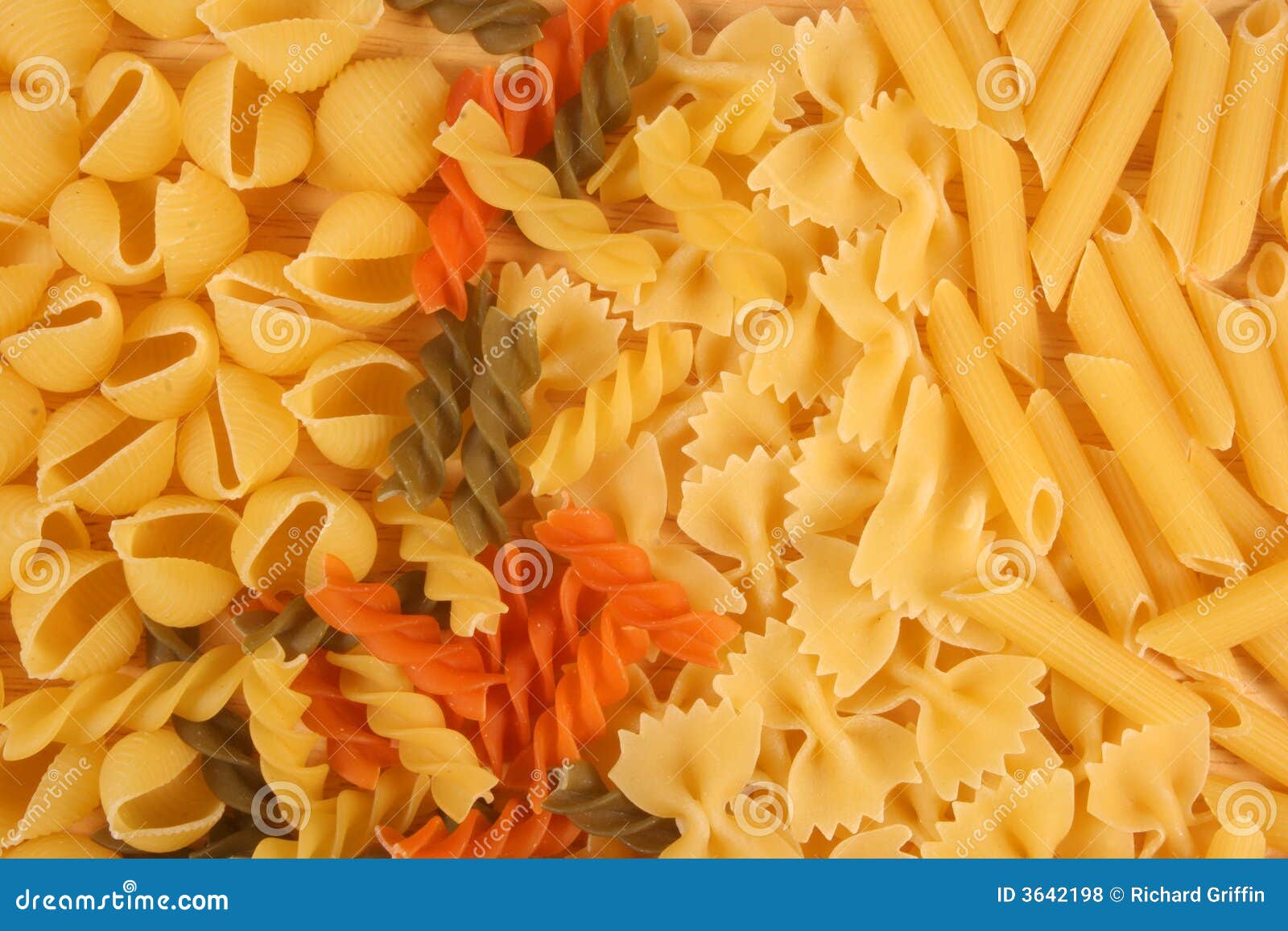 Mixed pasta stock photo. Image of italian, conchiglie - 3642198