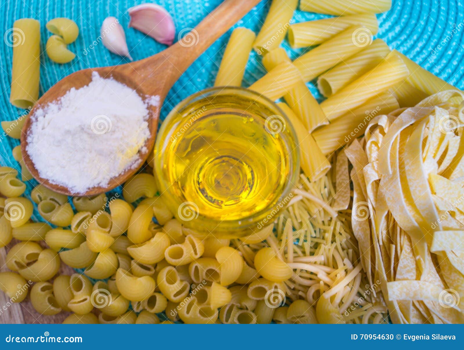 Mixed pasta stock photo. Image of rigatoni, macaroni - 70954630