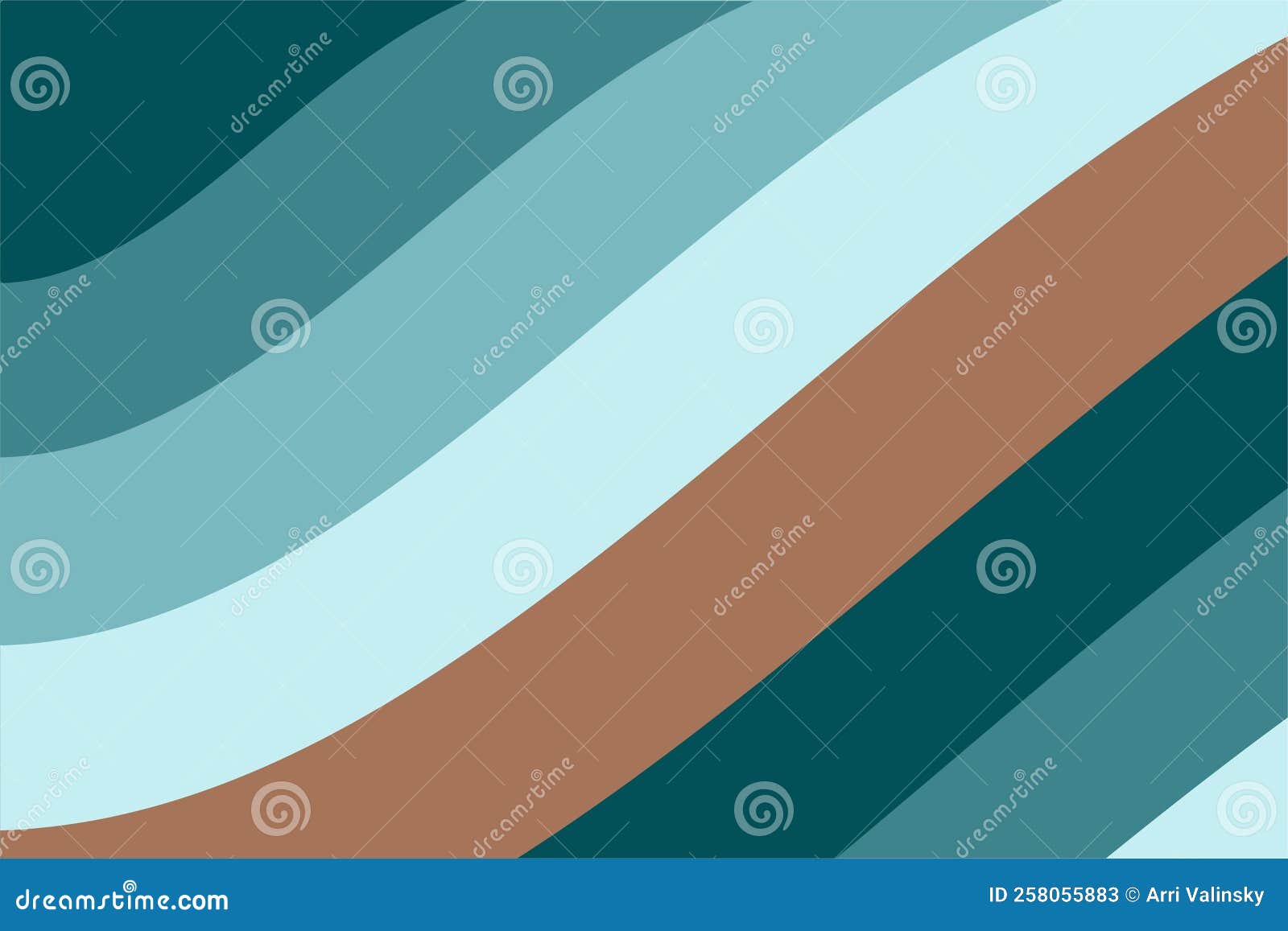 Mixed Pattern with Green and Brown Slanted Shapes Stock Vector ...