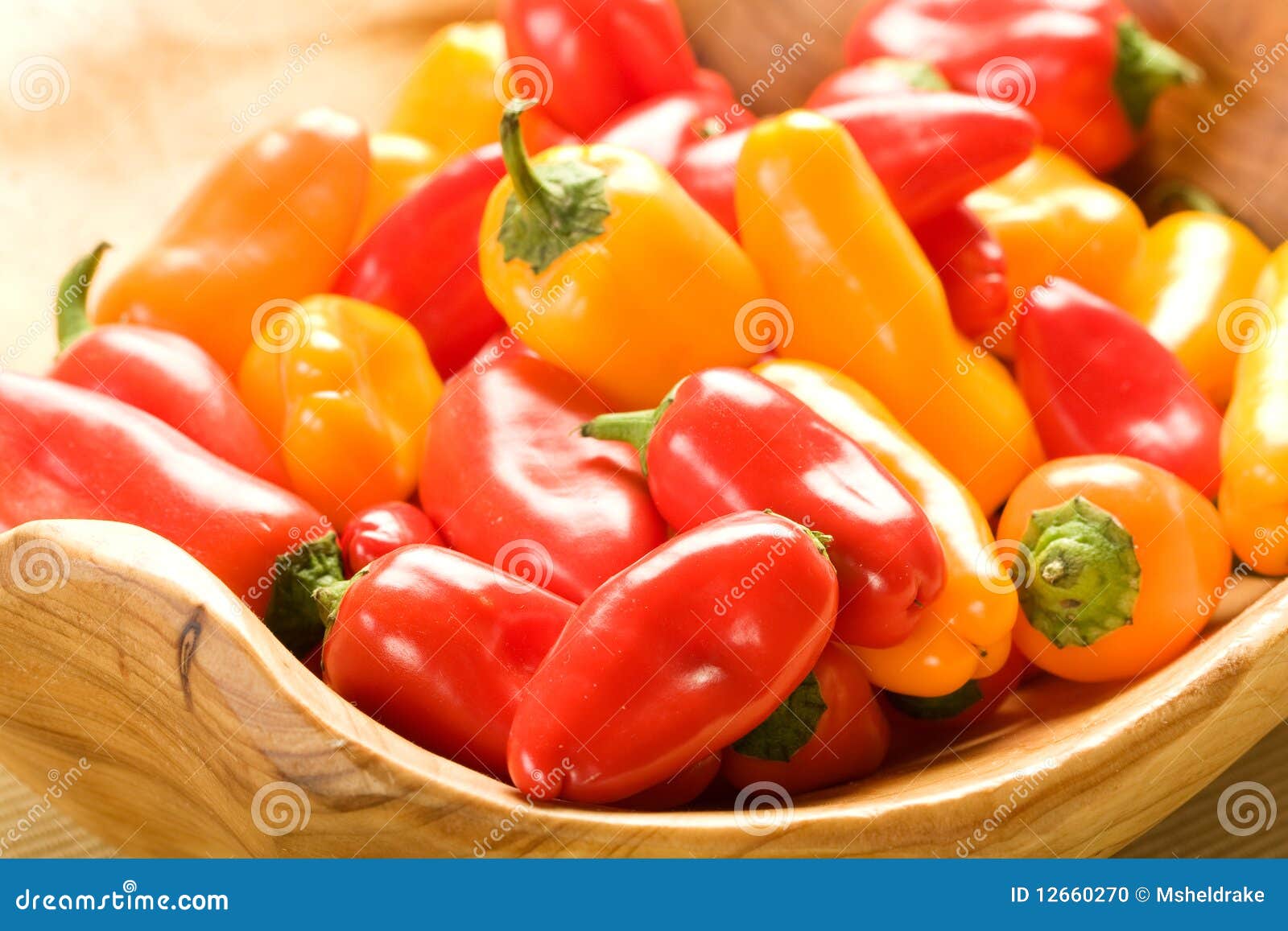 Mixed Peppers stock photo. Image of peppers, miniature - 12660270