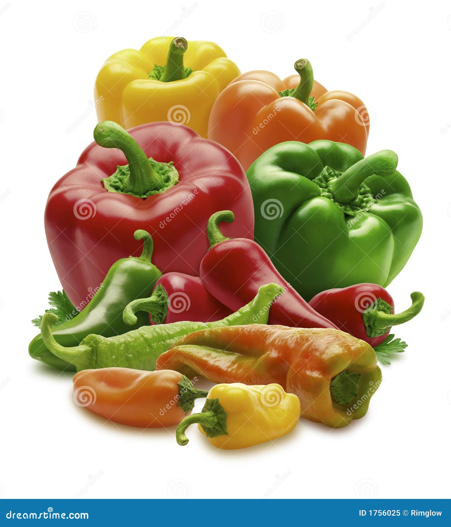 Mixed Peppers stock image. Image of peppers, essential - 1756025