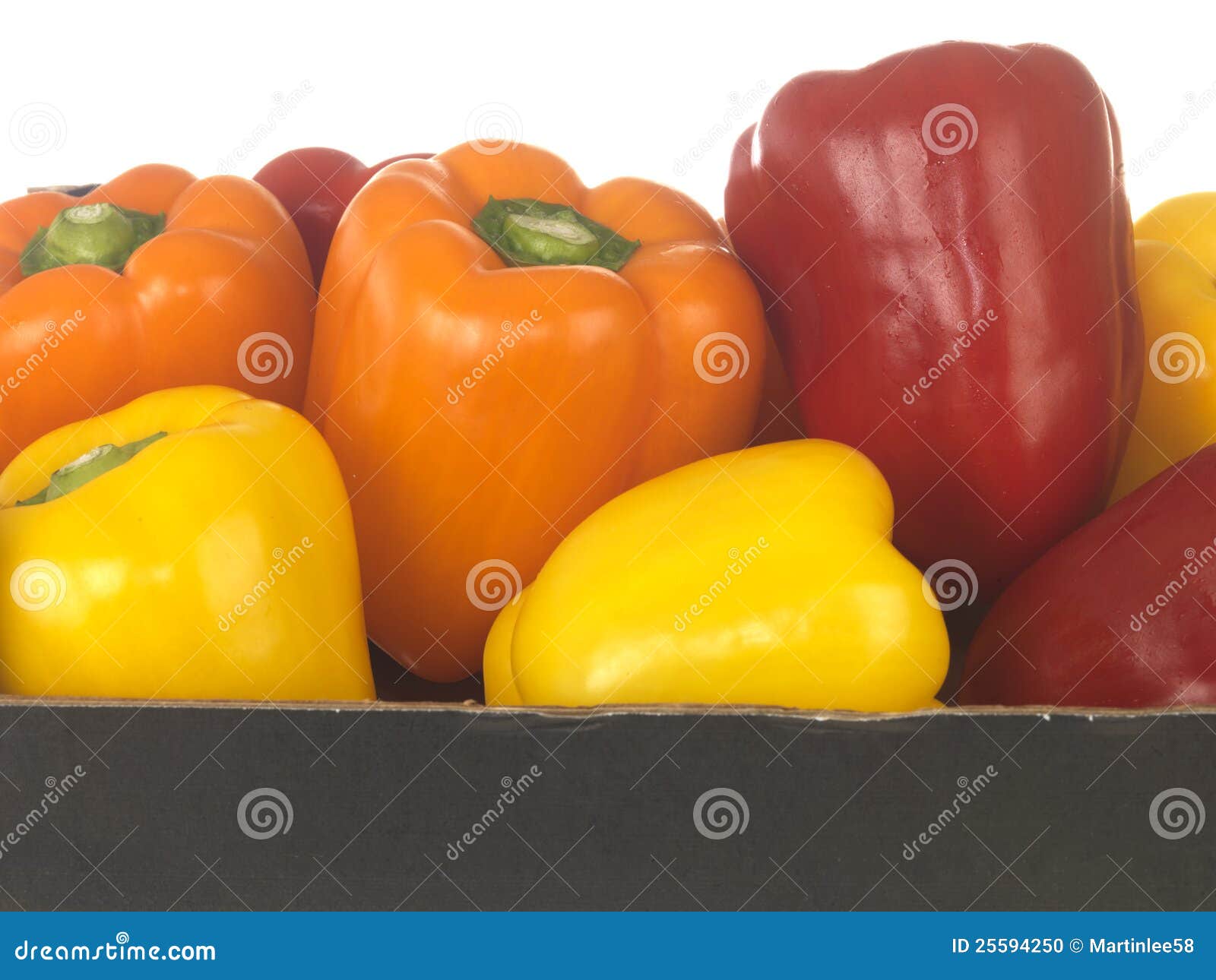Mixed Peppers stock photo. Image of food, peppers, white - 25594250