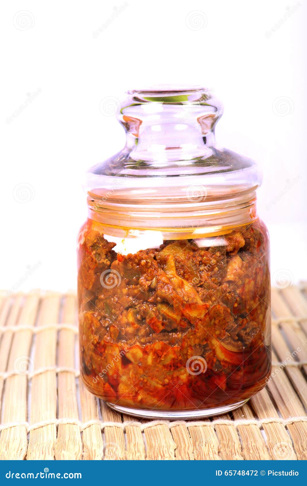 Mixed pickle stock photo. Image of mixture, wooden, yummy - 65748472