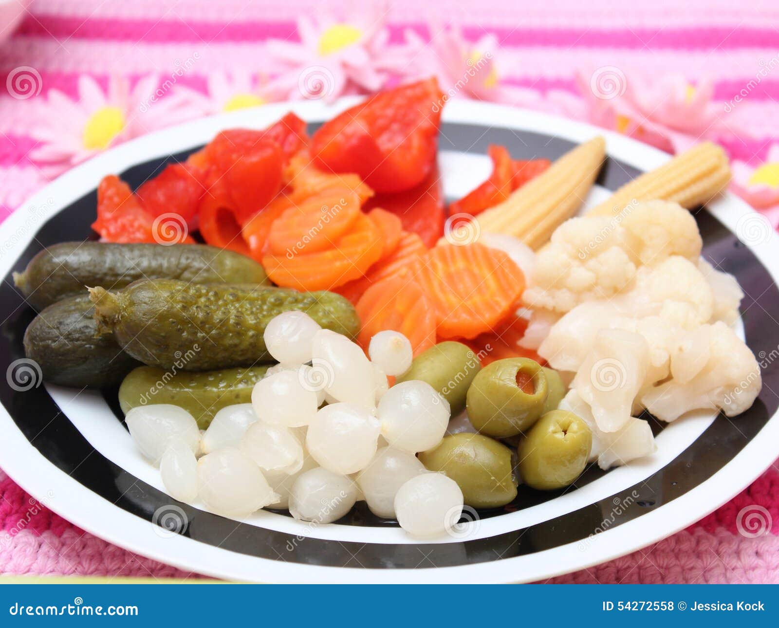 Mixed pickles stock photo. Image of buffet, cucumber - 54272558