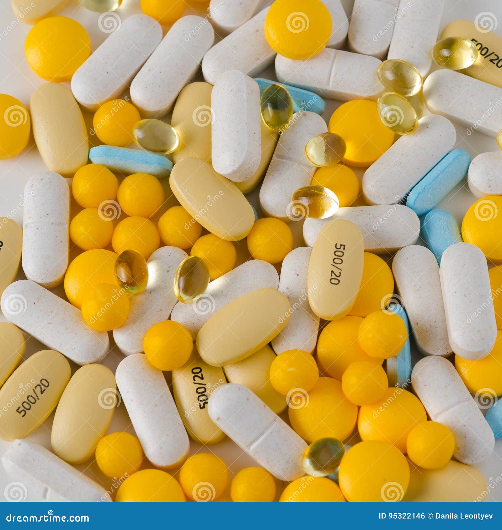 Mixed pills on white stock photo. Image of antidepressant - 95322146