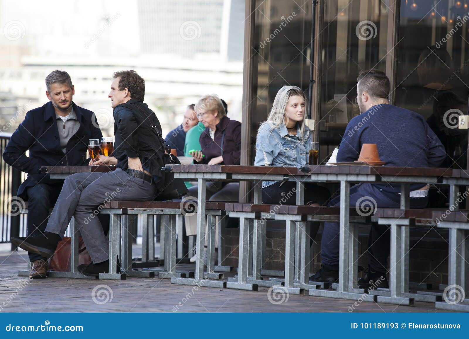 A Mixed-race Crowd in a Pub Drinking Beer Editorial Stock Photo - Image ...