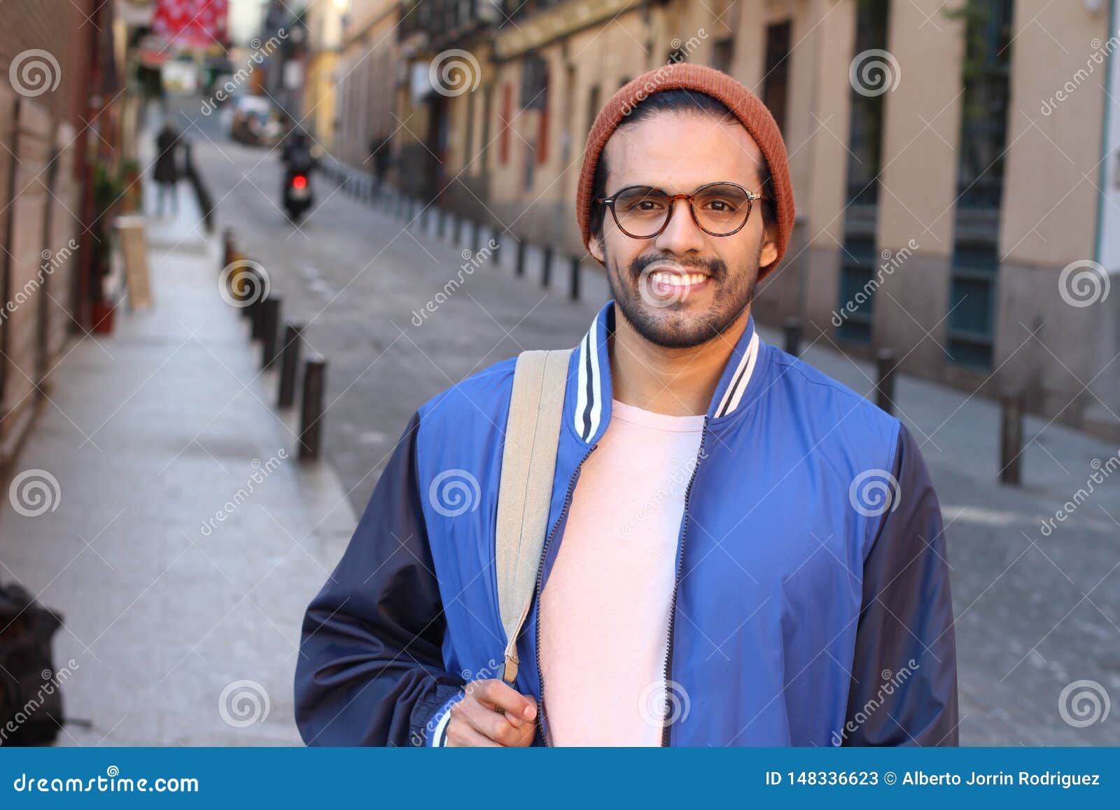 Mixed Race Man Smiling Outdoors Stock Image - Image of cool, african ...