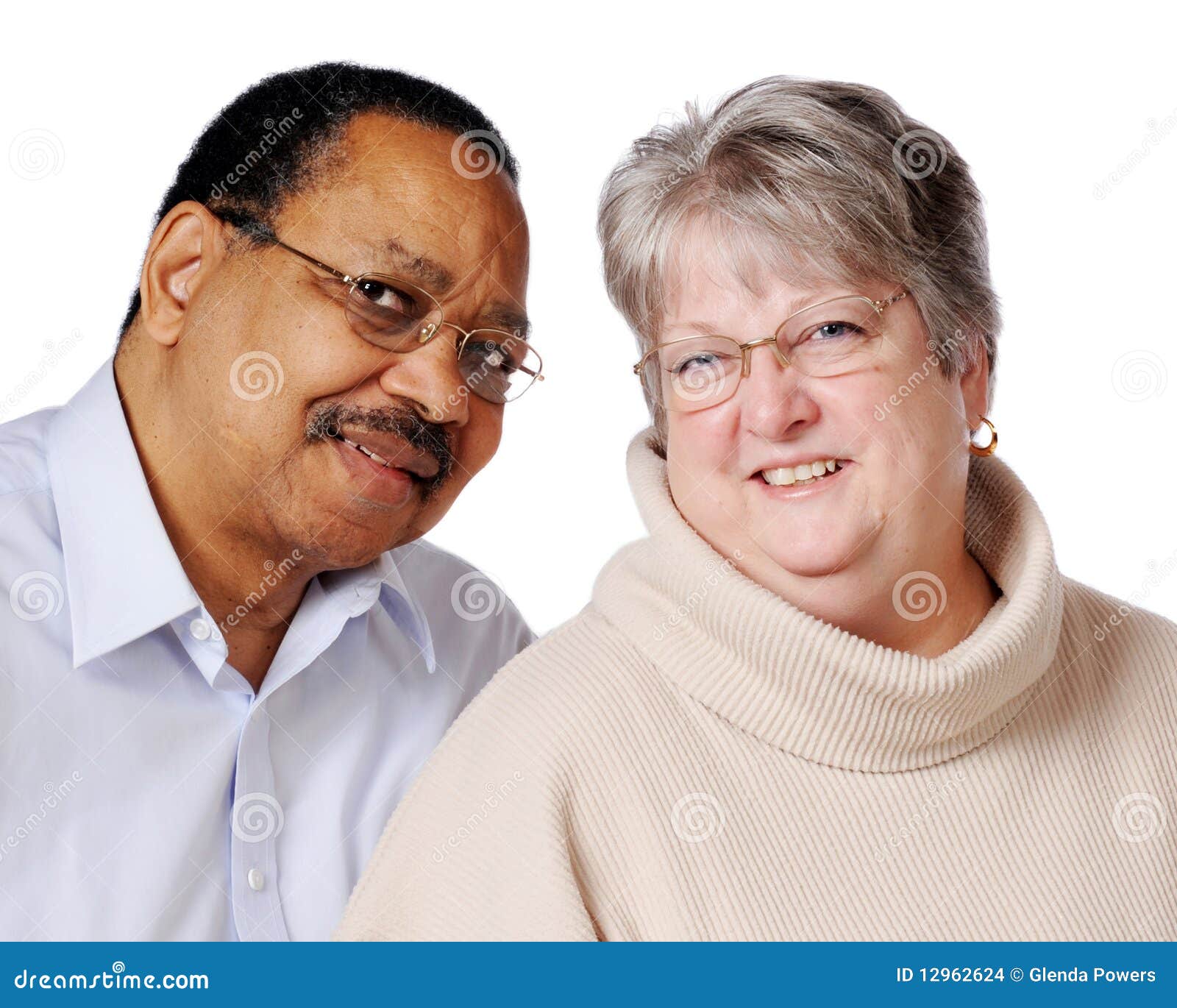 Mixed Race Senior Couple stock photo. Image of adult - 12962624