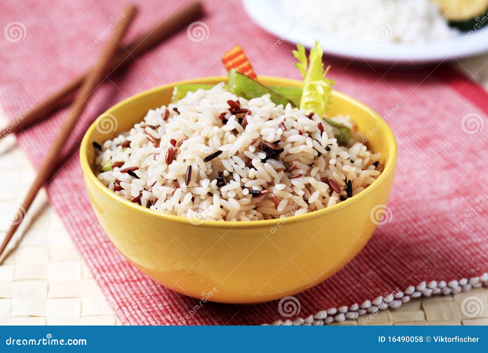 Mixed rice stock photo. Image of asian, closeup, white - 16490058