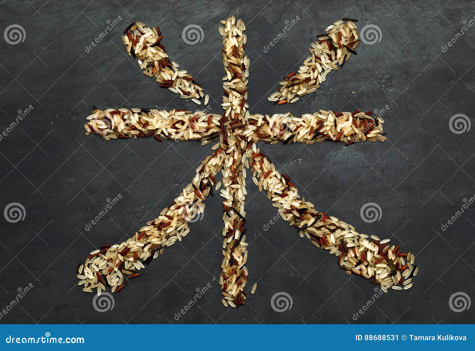 Mixed rice character stock image. Image of basic, kanji - 88688531