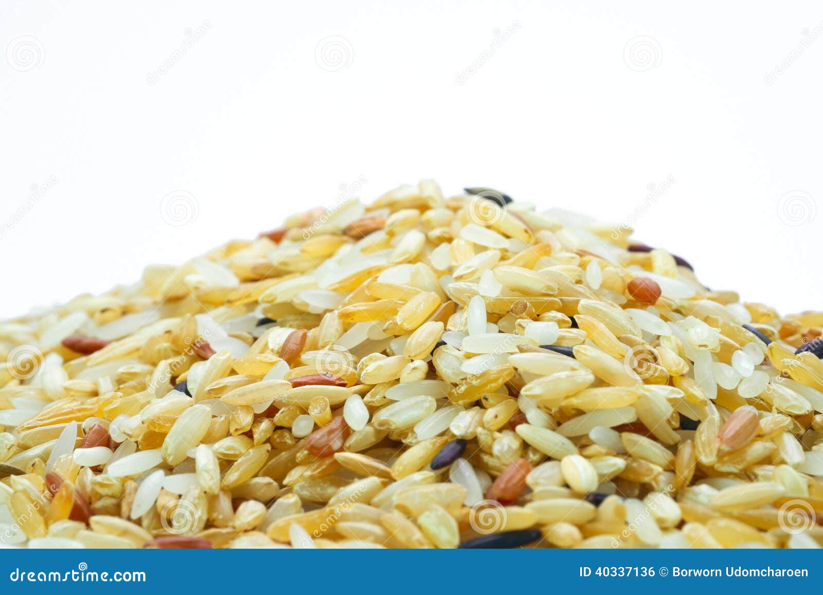 Mixed rice stock photo. Image of exotic, chinese, rice - 40337136