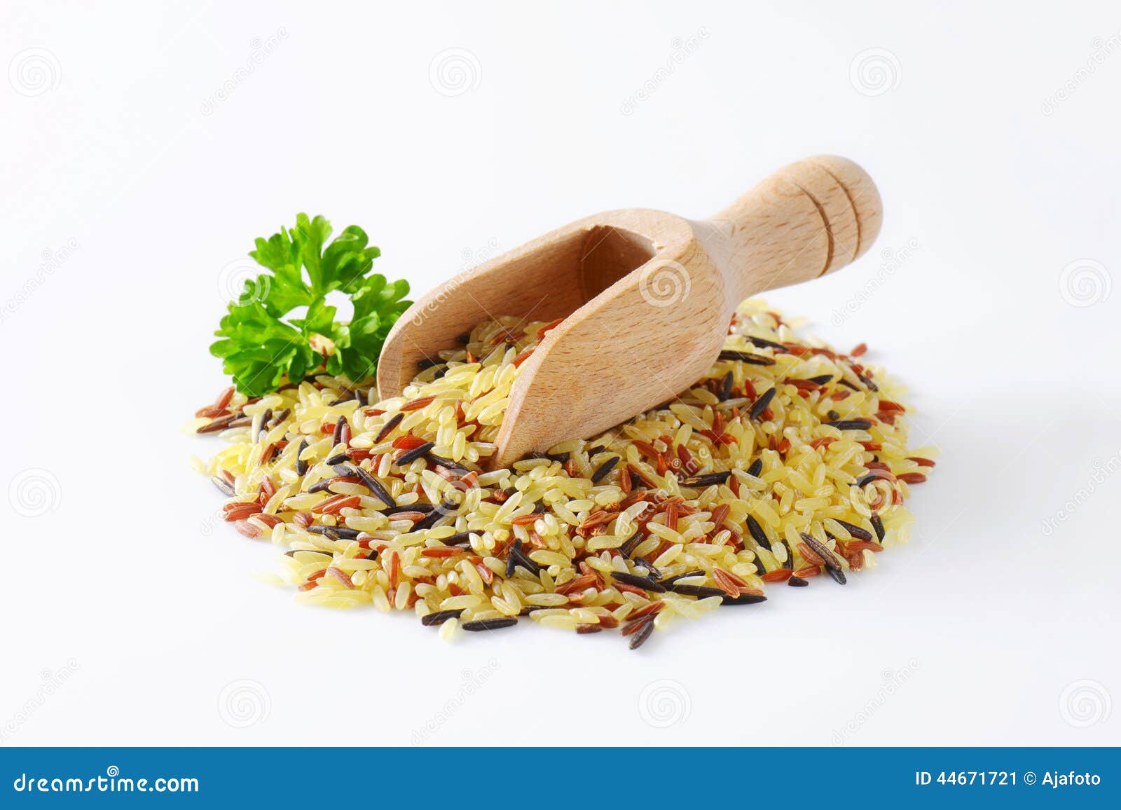 Mixed rice stock image. Image of brown, black, side, dried - 44671721