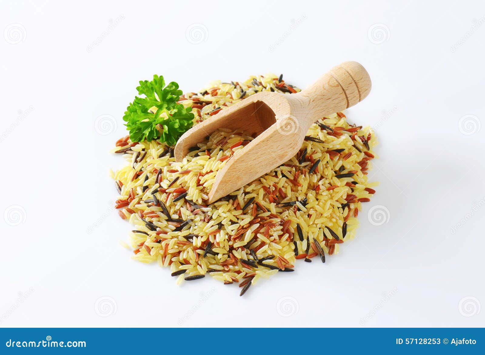 Mixed rice stock image. Image of grain, variety, rice - 57128253