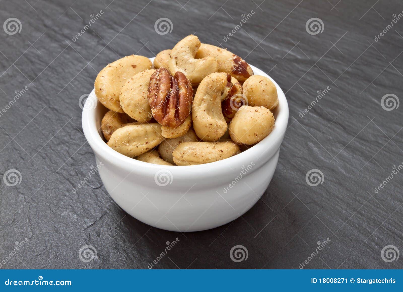 Mixed Salted Nuts stock image. Image of group, healthy - 18008271