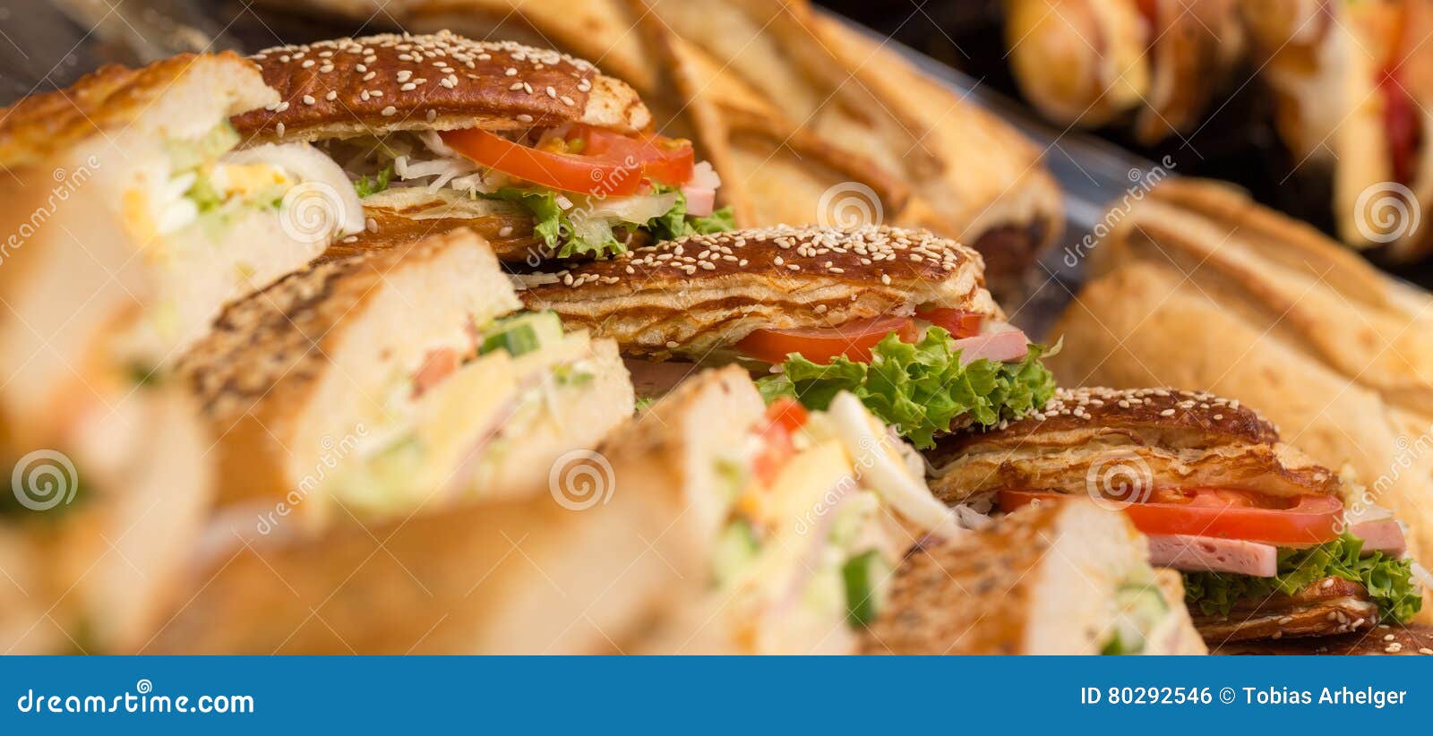 Mixed sandwiches stock photo. Image of cooked, health - 80292546