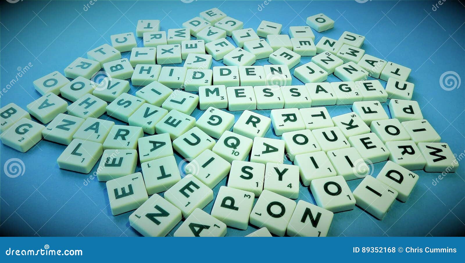 Scrabble Tiles Created A Border On A Wooden Background Editorial Photo ...