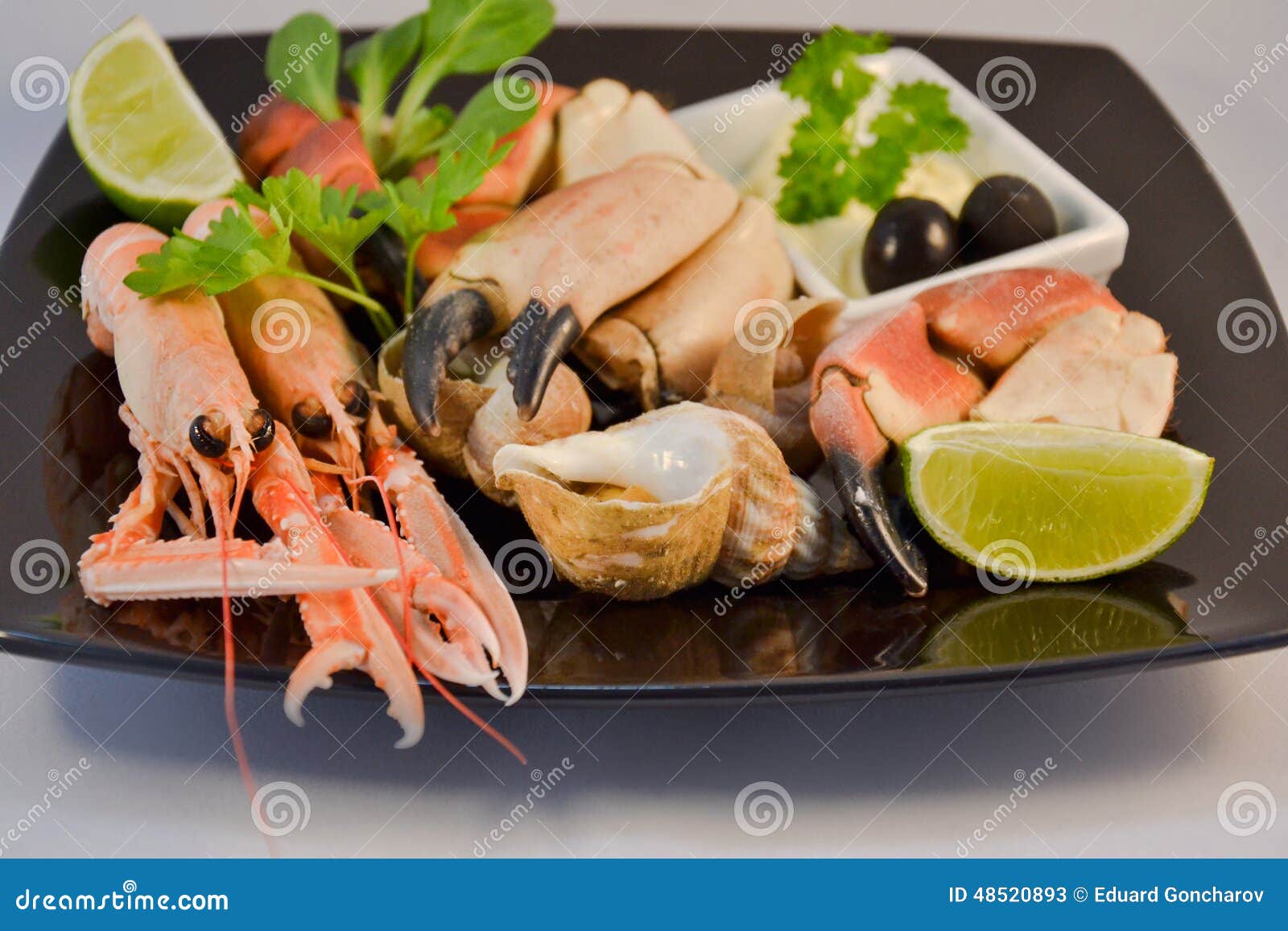 Mixed seafood stock image. Image of tasty, elegance, mixed - 48520893