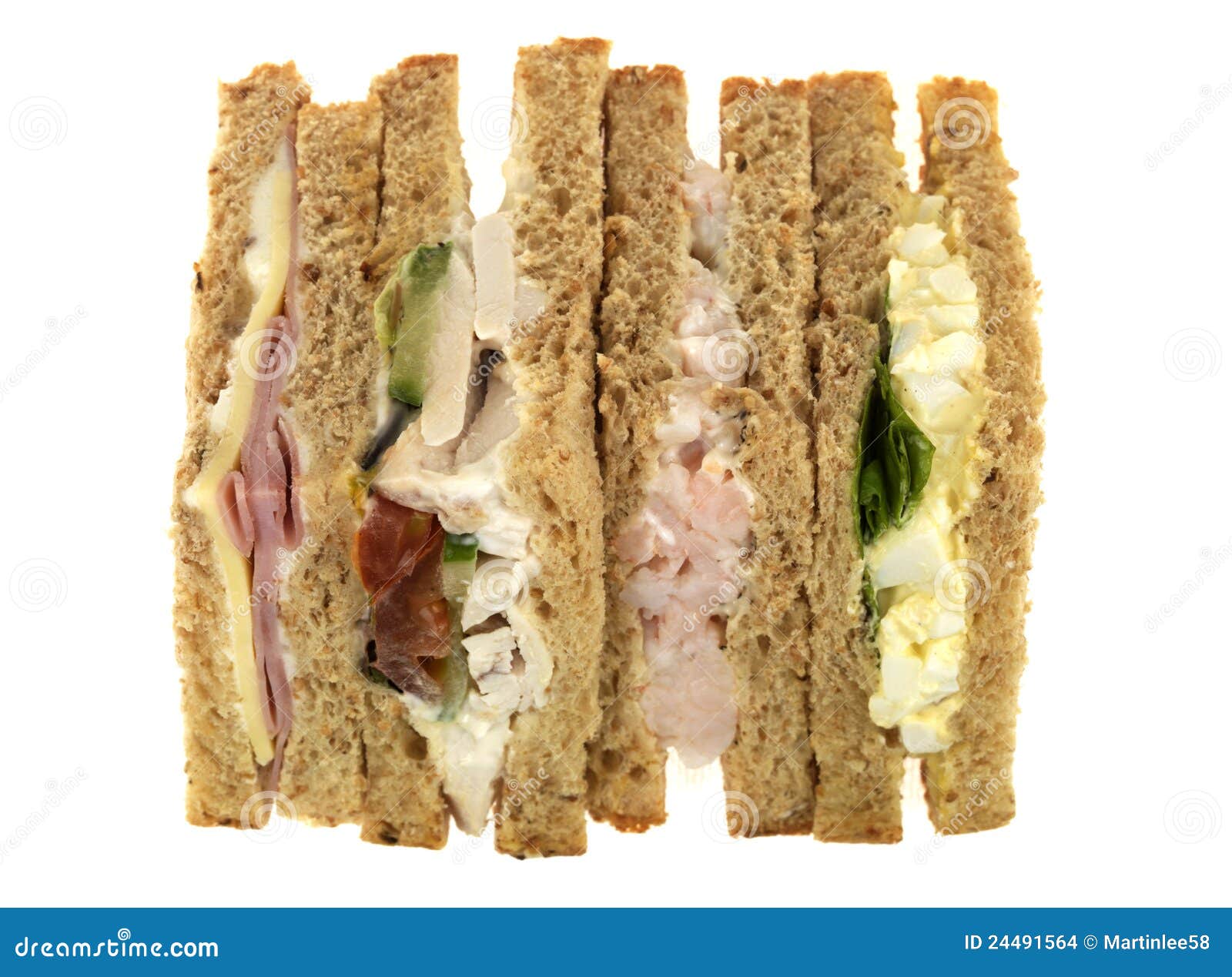 Mixed Selection of Sandwiches Stock Photo - Image of cheese, still ...