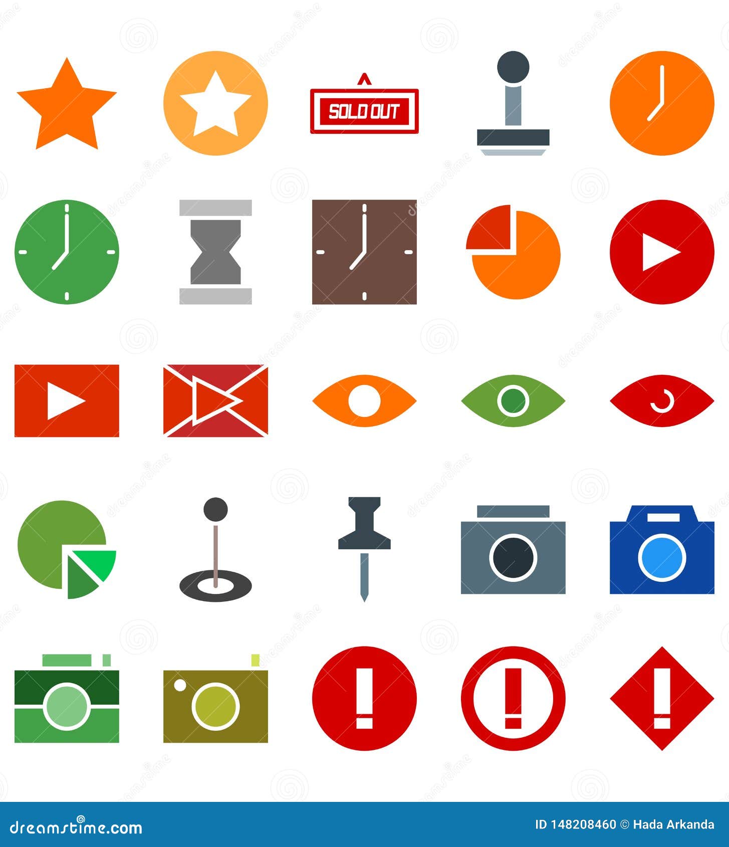 Mixed Sign Symbol Flat Icon Logo or Illustration Stock Illustration ...