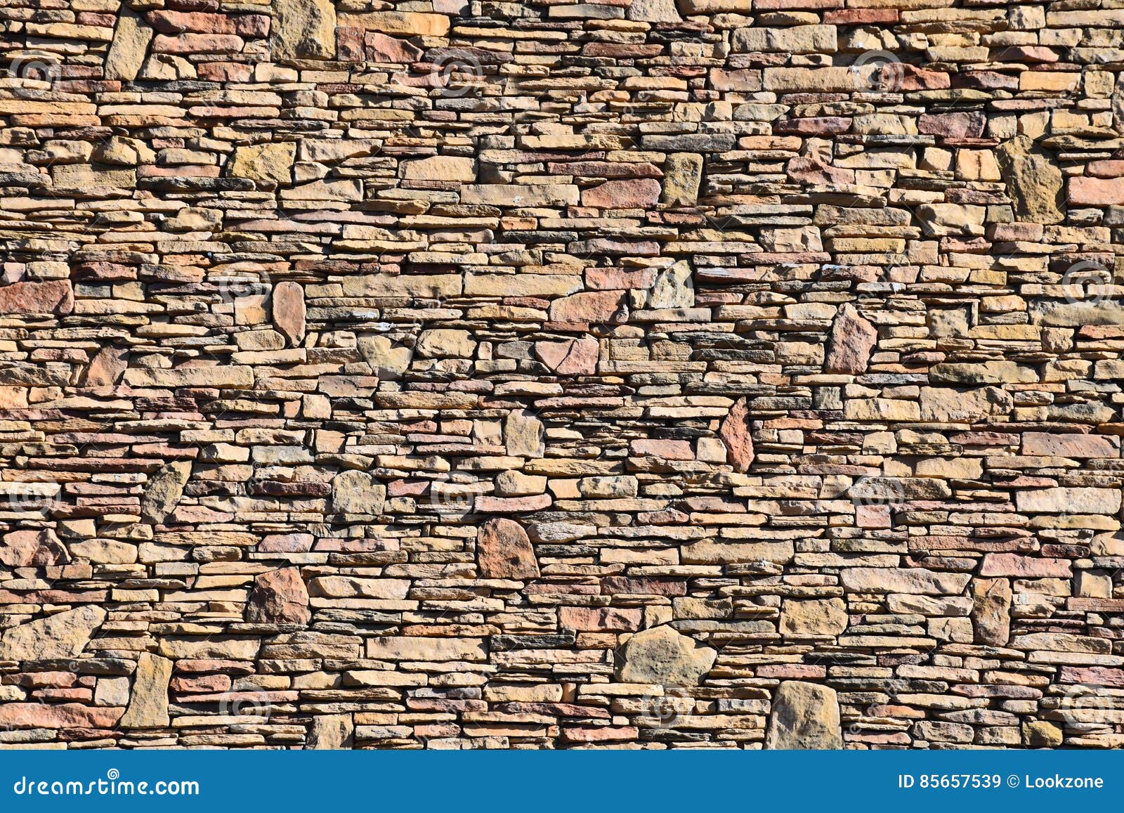 Mixed Size Stone Wall. stock image. Image of accents - 85657539