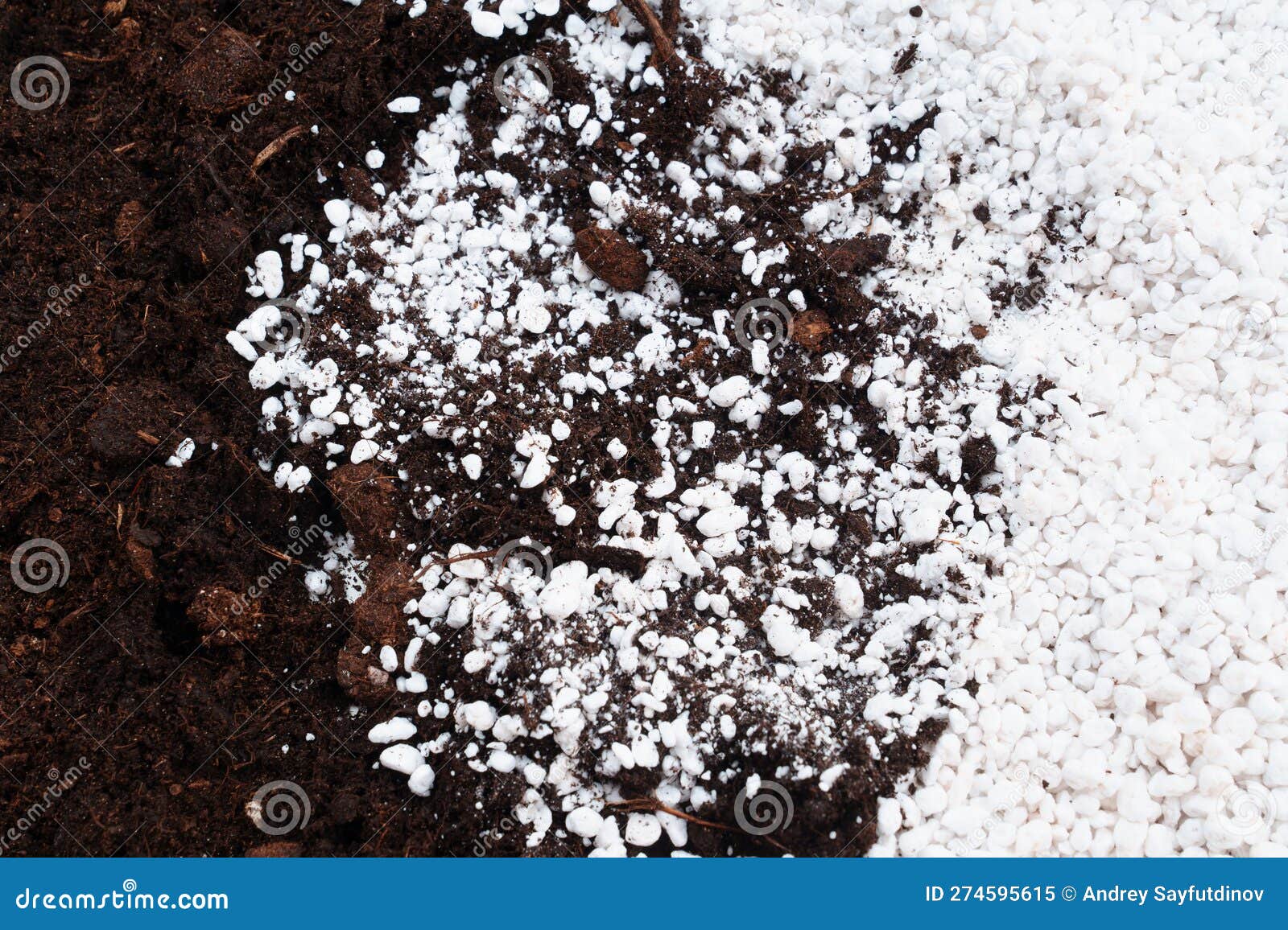Perlite, A Volcanic Glass Mineral With Low Density Often Used For Soil ...