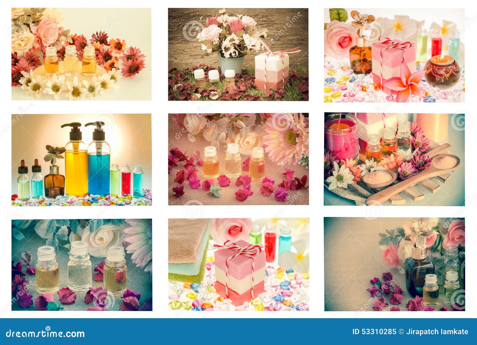 Spa Setting Collage Stock Photography | CartoonDealer.com #18640724