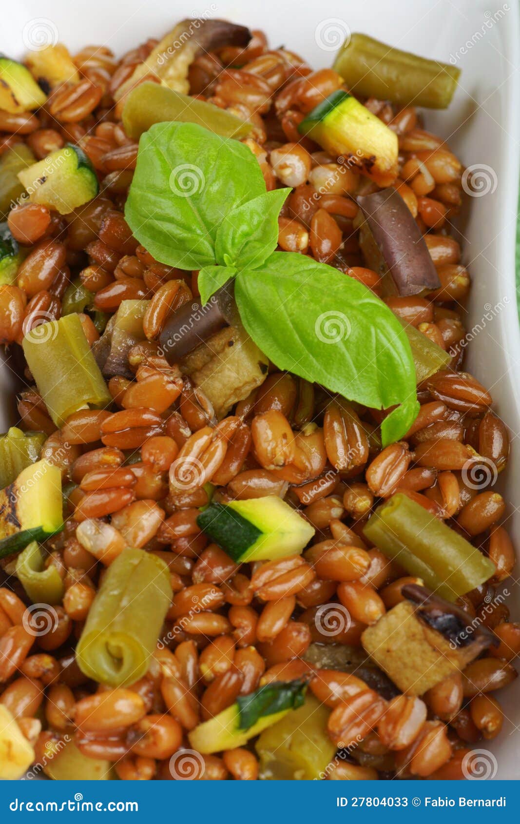 Mixed spelt salad stock image. Image of bean, healthy - 27804033