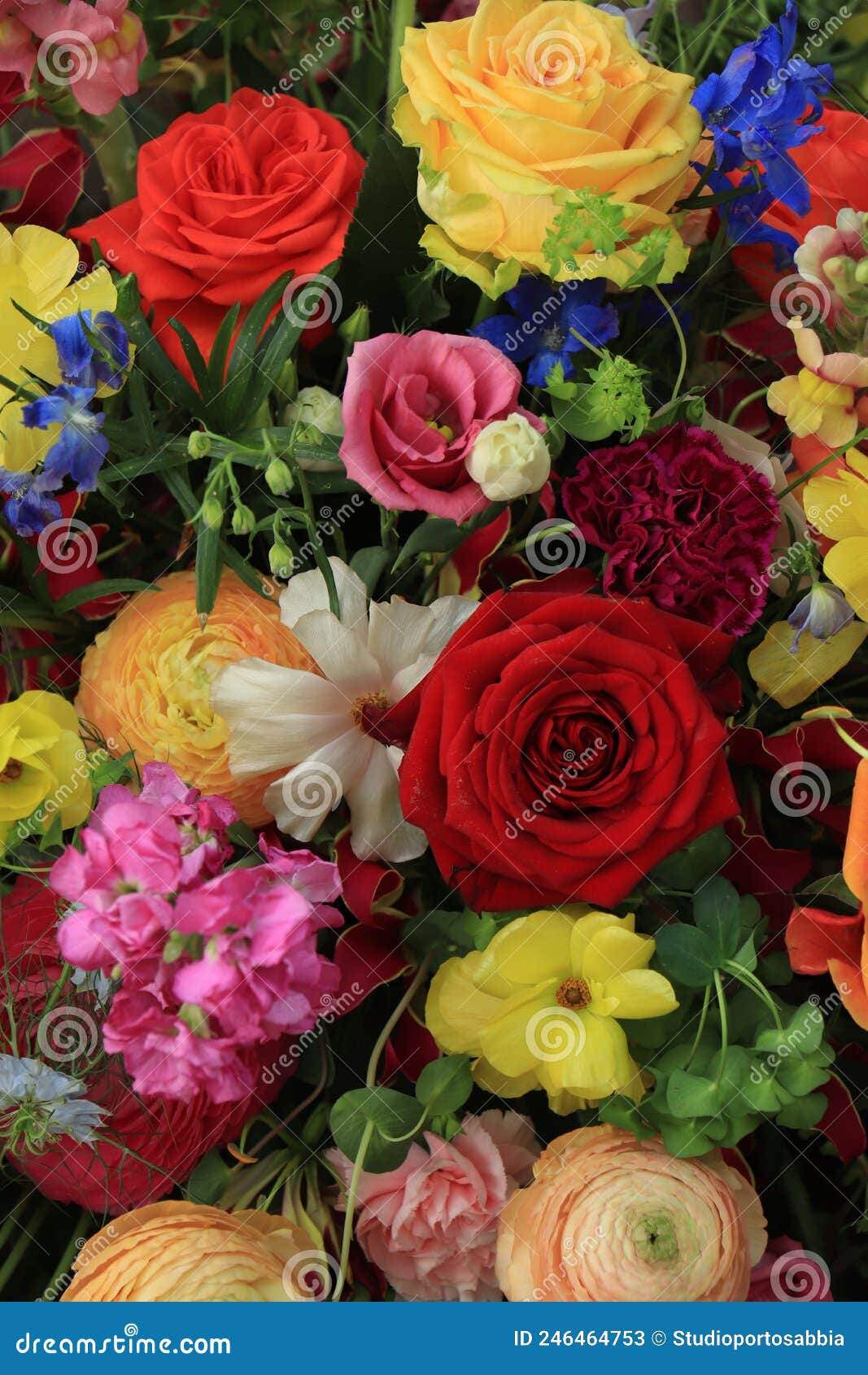 Mixed spring bouquet stock image. Image of concept, mixed - 246464753