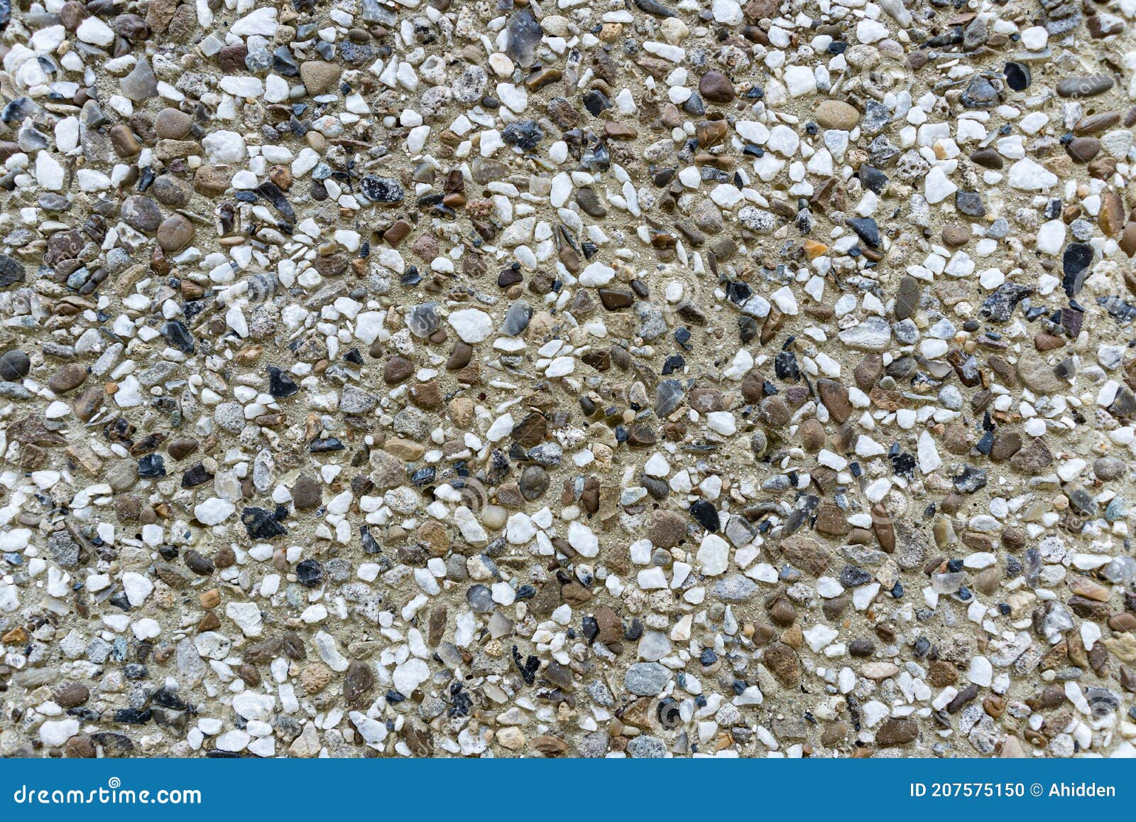 Mixed stones Wall Pattern. stock photo. Image of tiled - 207575150