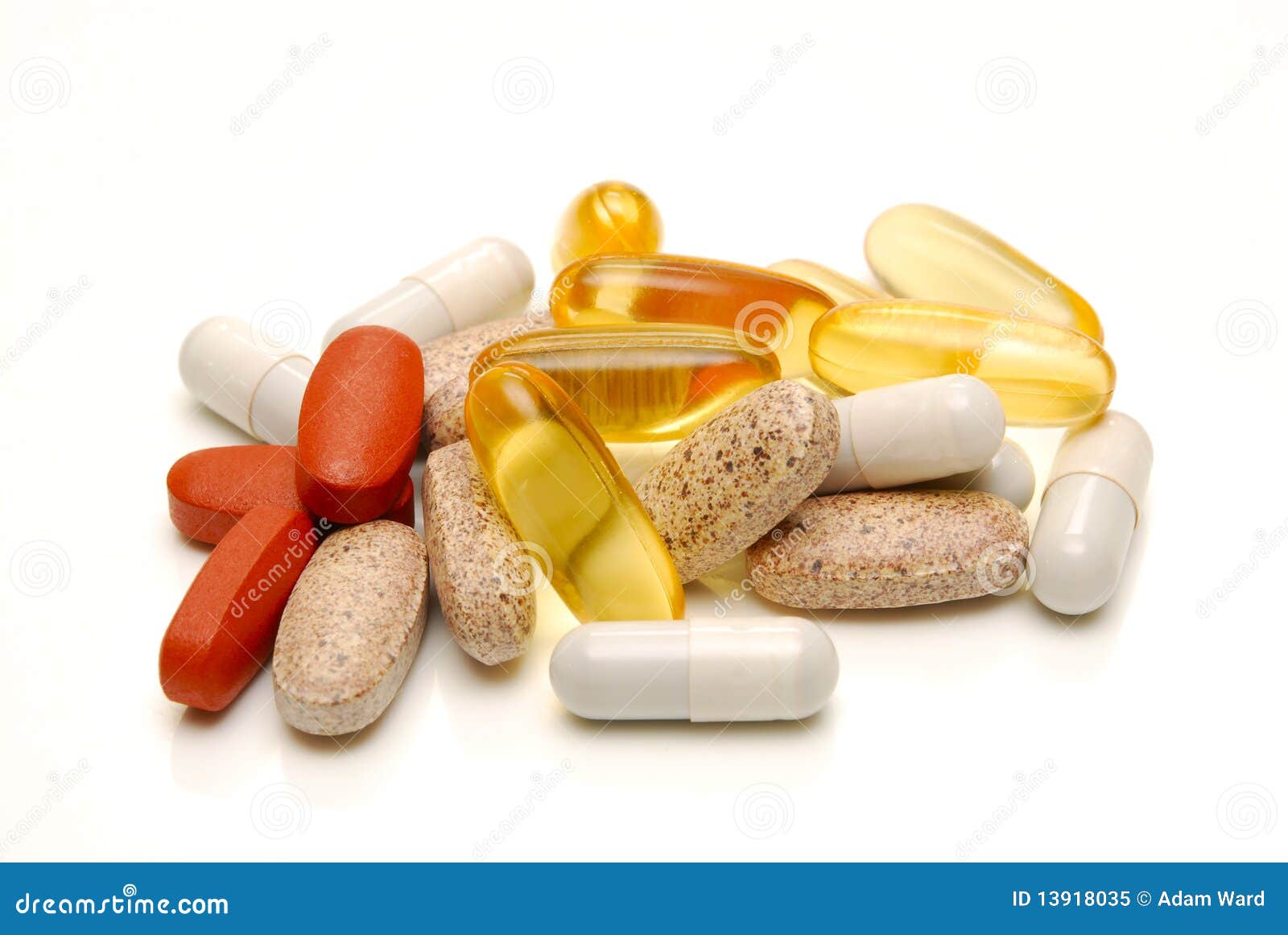 Mixed tablets isolated stock image. Image of capsule - 13918035