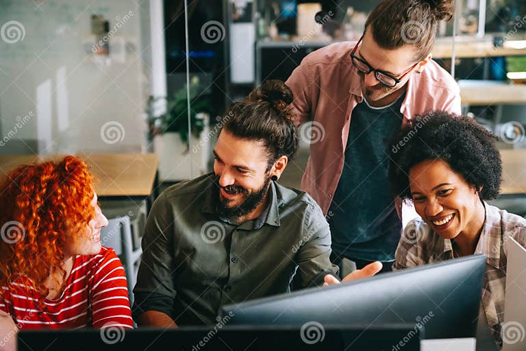 Mixed Team Of Software Engineers Brainstorming Ideas Diverse App Developers Collaborating As