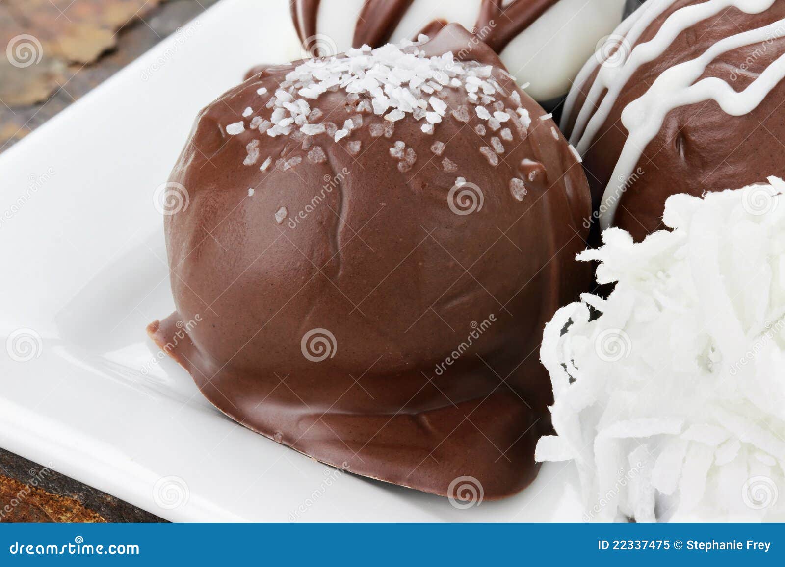 Mixed Truffles stock image. Image of bonbons, dessert - 22337475