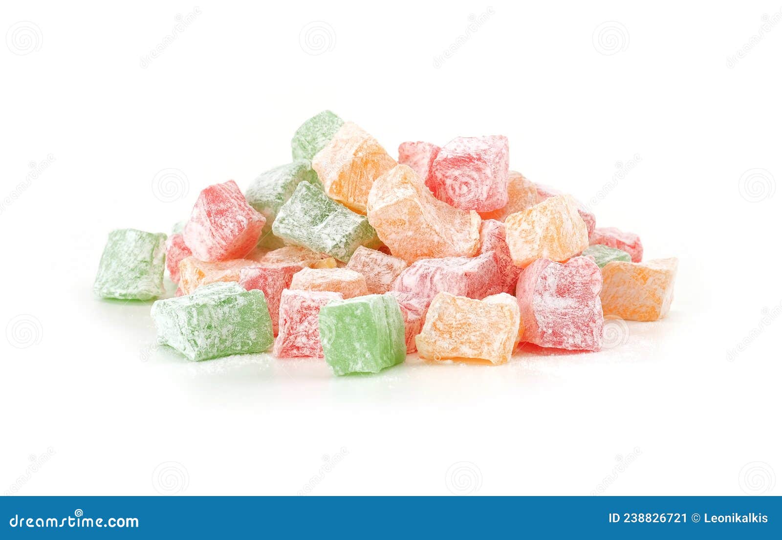 Mixed Turkish delights stock image. Image of pink, turkish - 238826721