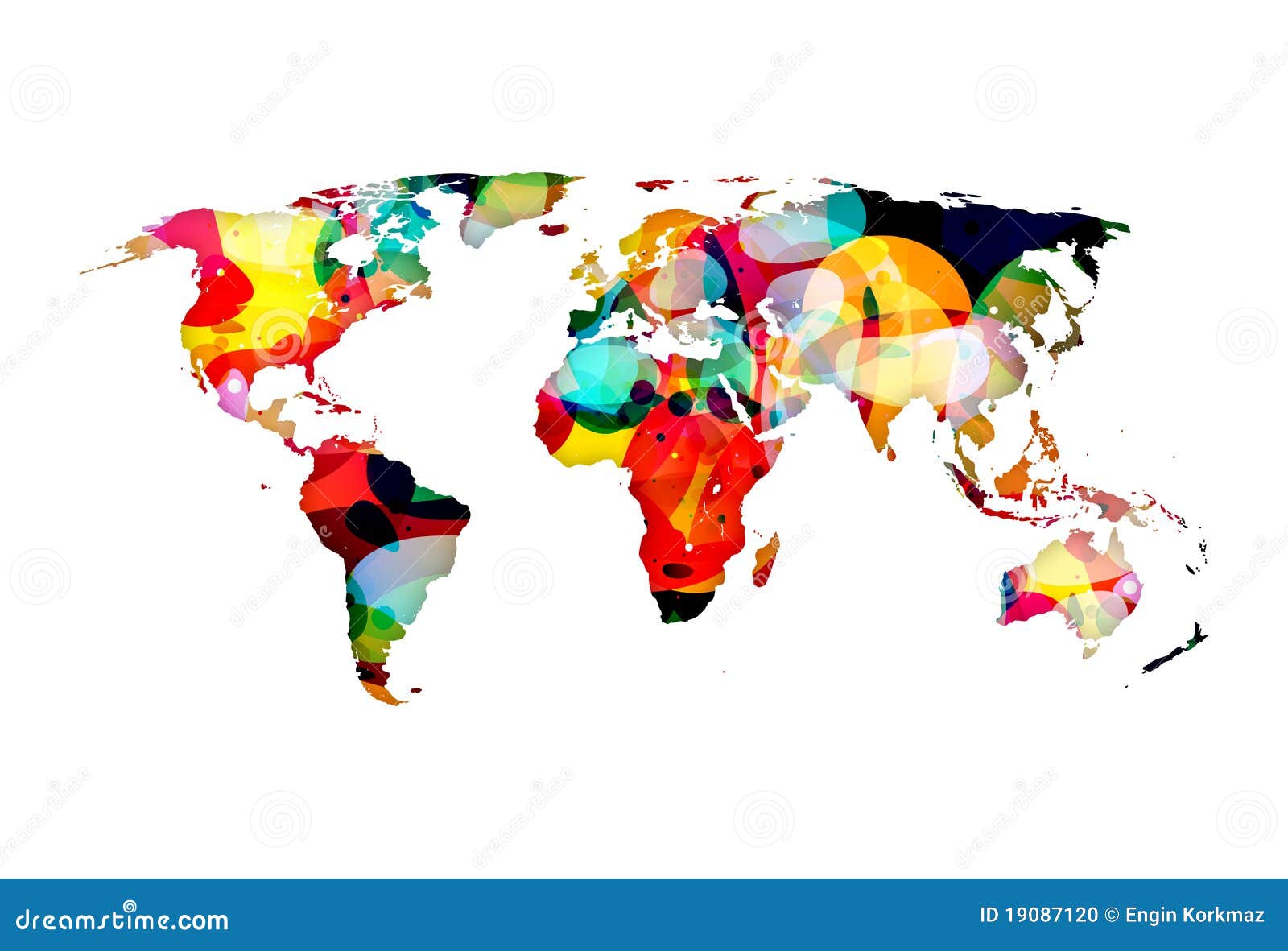 Mixed Up World stock illustration. Illustration of blot - 19087120