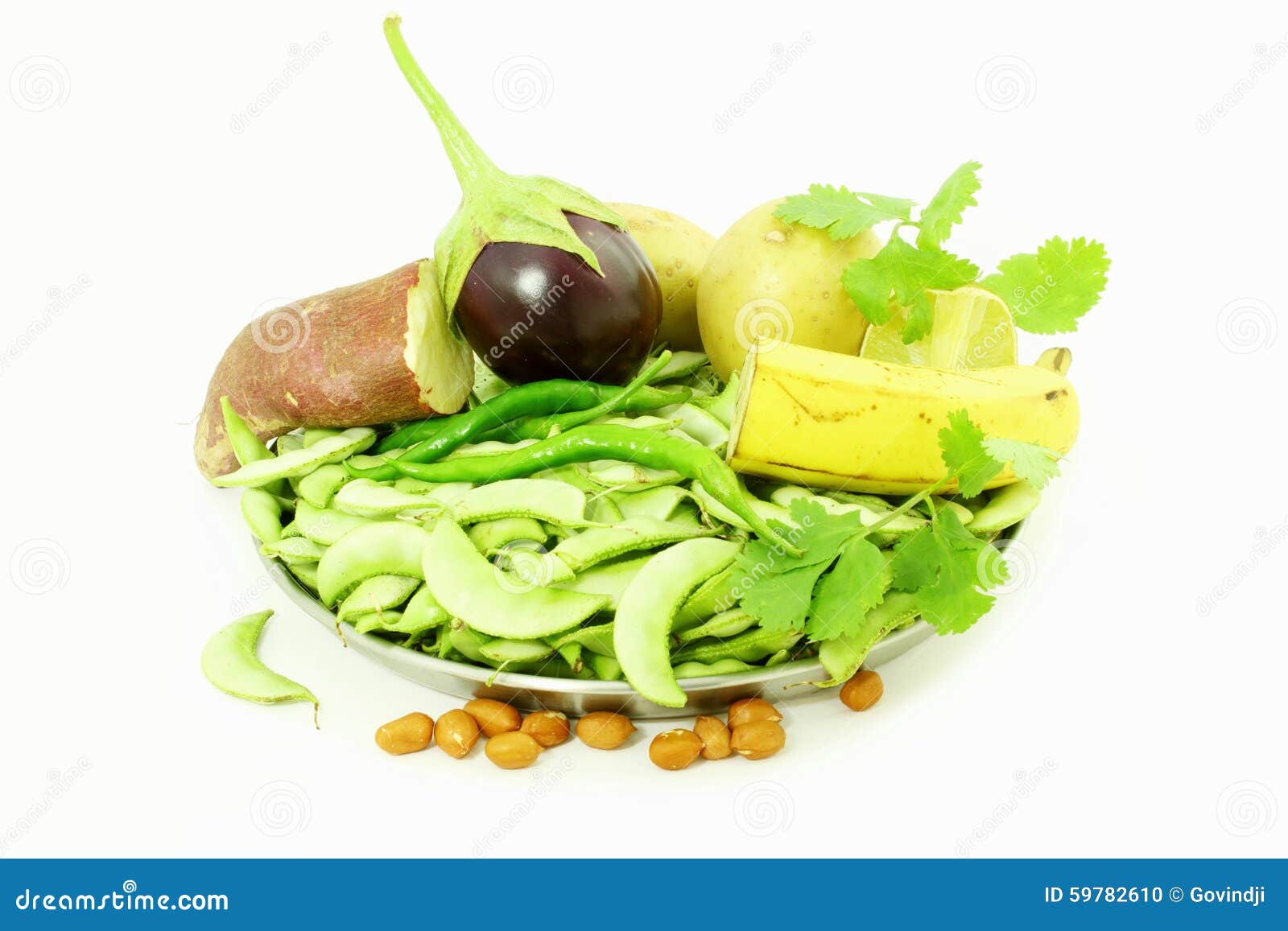 Mixed Vegetable for Indian Dish Undhiyu Stock Photo - Image of spicy ...