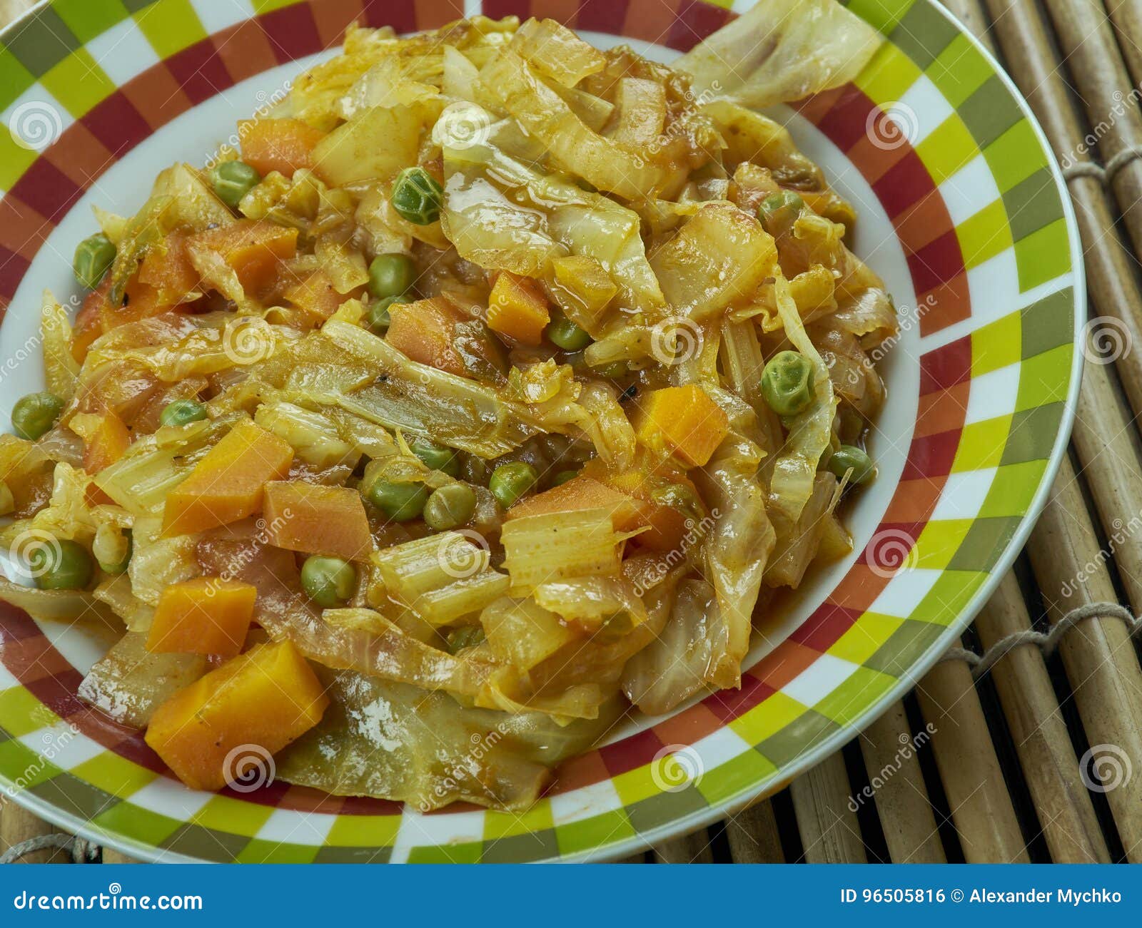 Mixed vegetable Sabzi stock photo. Image of mixed, spicy - 96505816