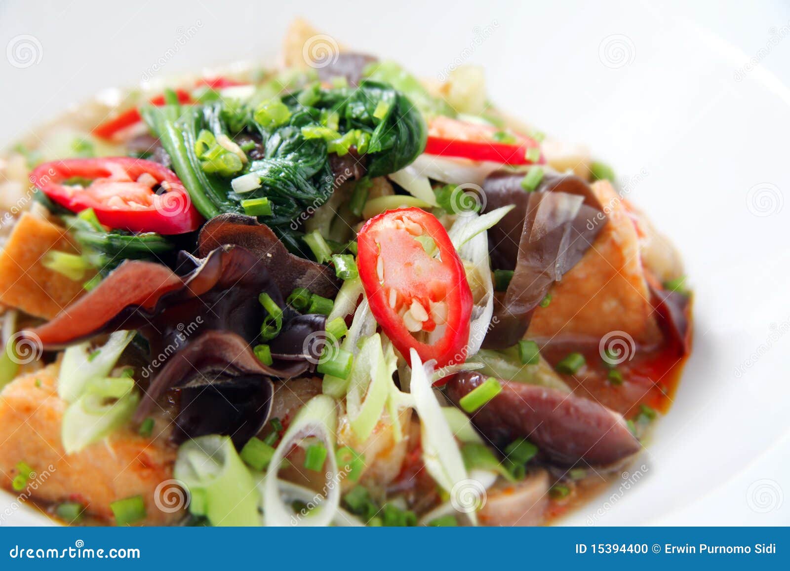 Mixed vegetable soup stock photo. Image of eating, green - 15394400
