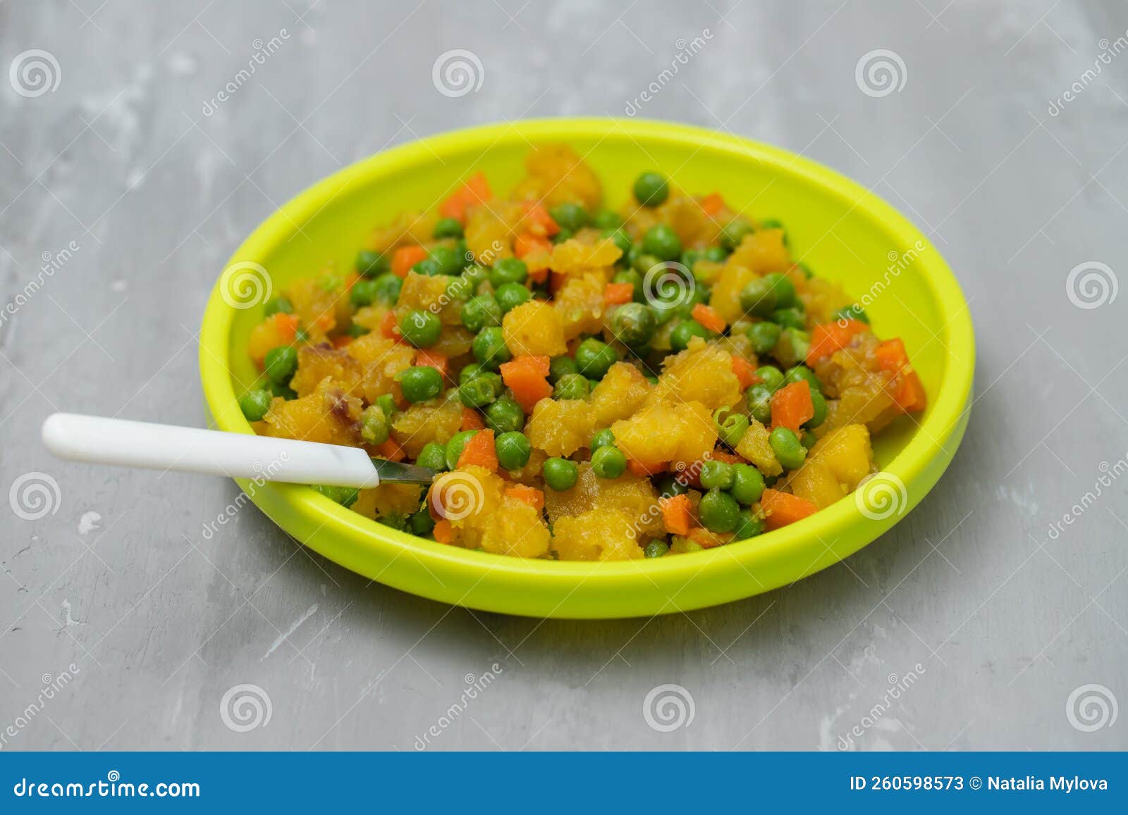 Sad Child With A Plate Of Broccoli At The Table Royalty-Free Stock ...