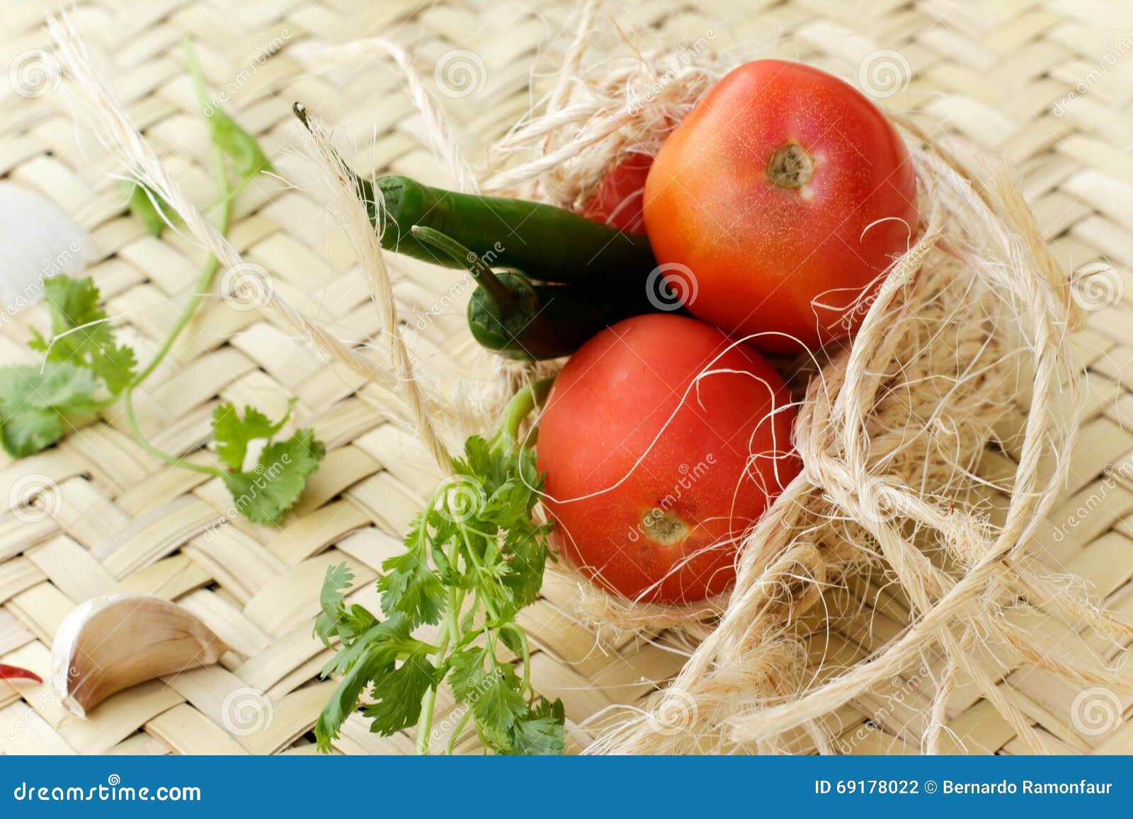 Mixed vegetables and rope stock photo. Image of rustic - 69178022