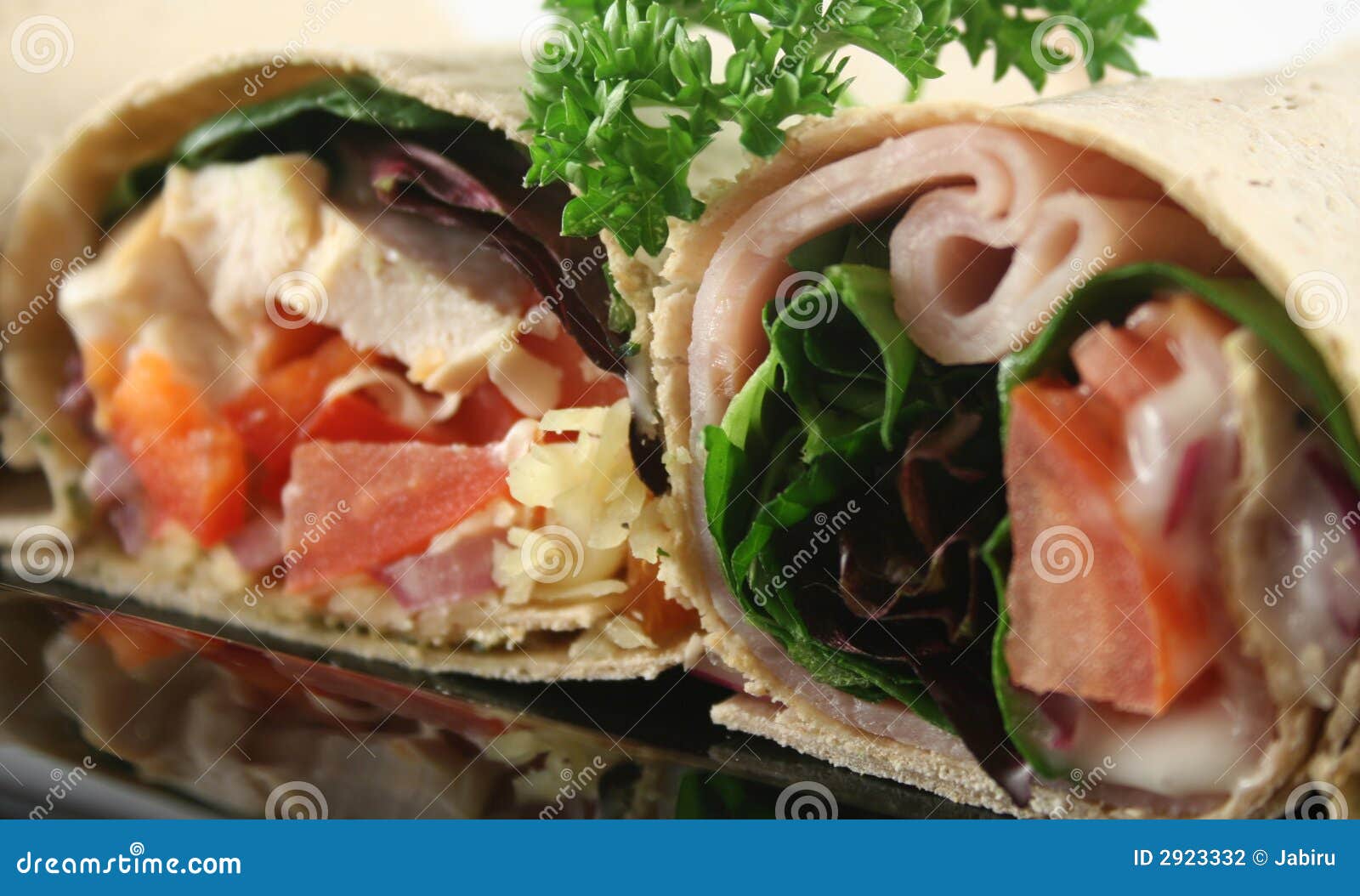 Mixed Wrap Platter 4 stock photo. Image of chicken, mayonnaise - 2923332