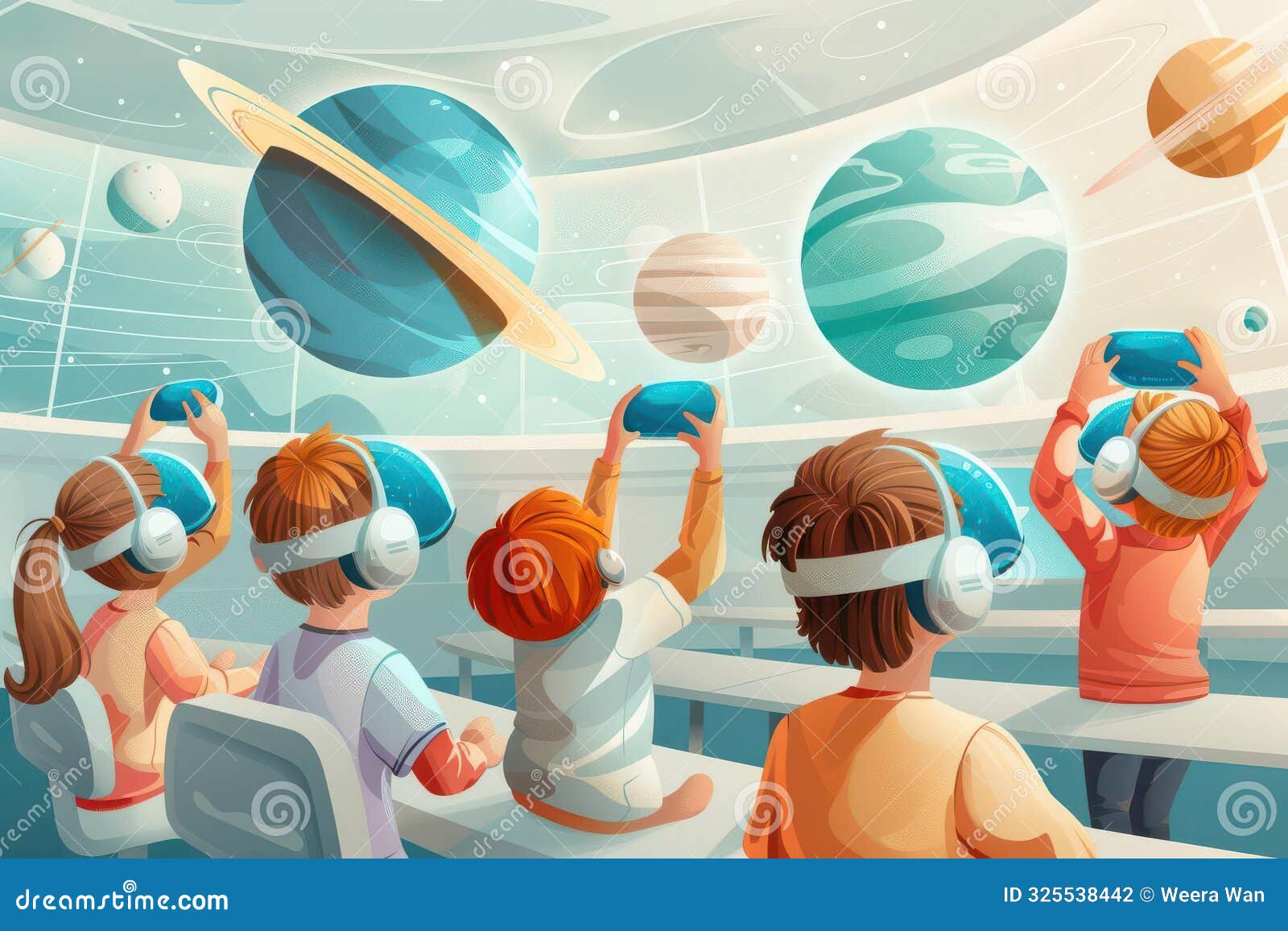 Mixedreality Classroom Where Students Interact with 3D Models of the ...