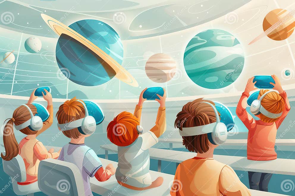 Mixedreality Classroom Where Students Interact with 3D Models of the ...