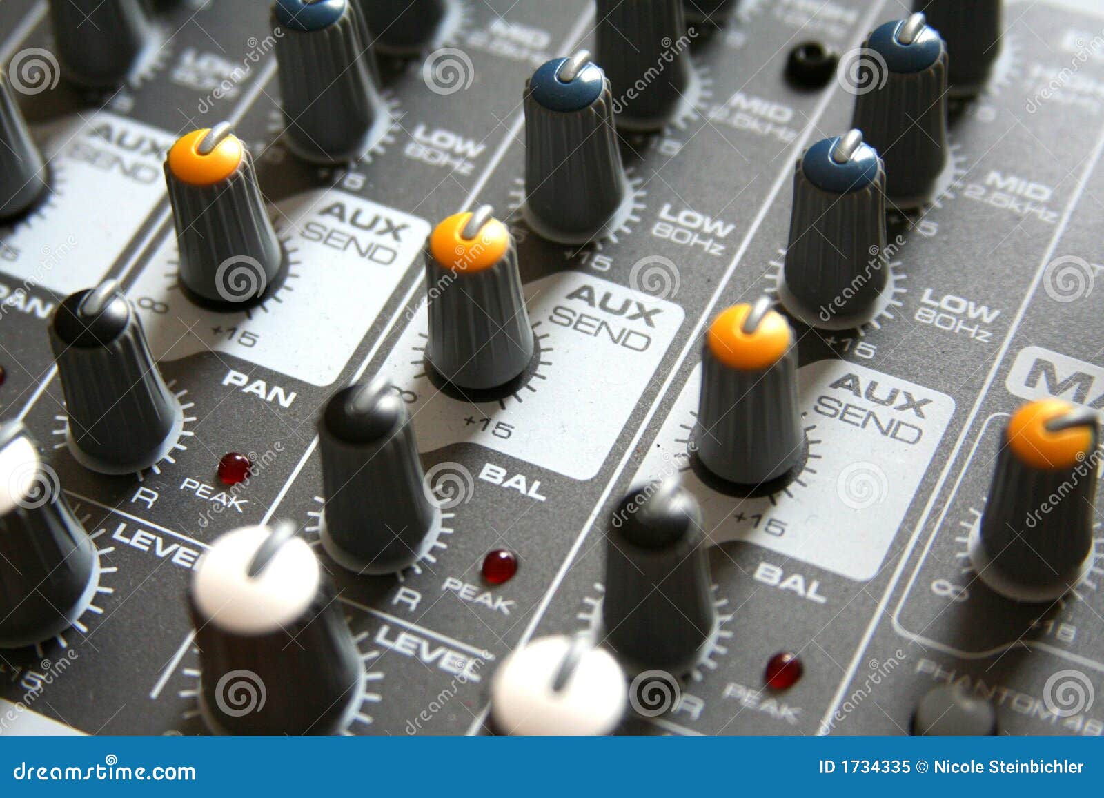 Mixer stock image. Image of desk, checks, audio, podcasting - 1734335
