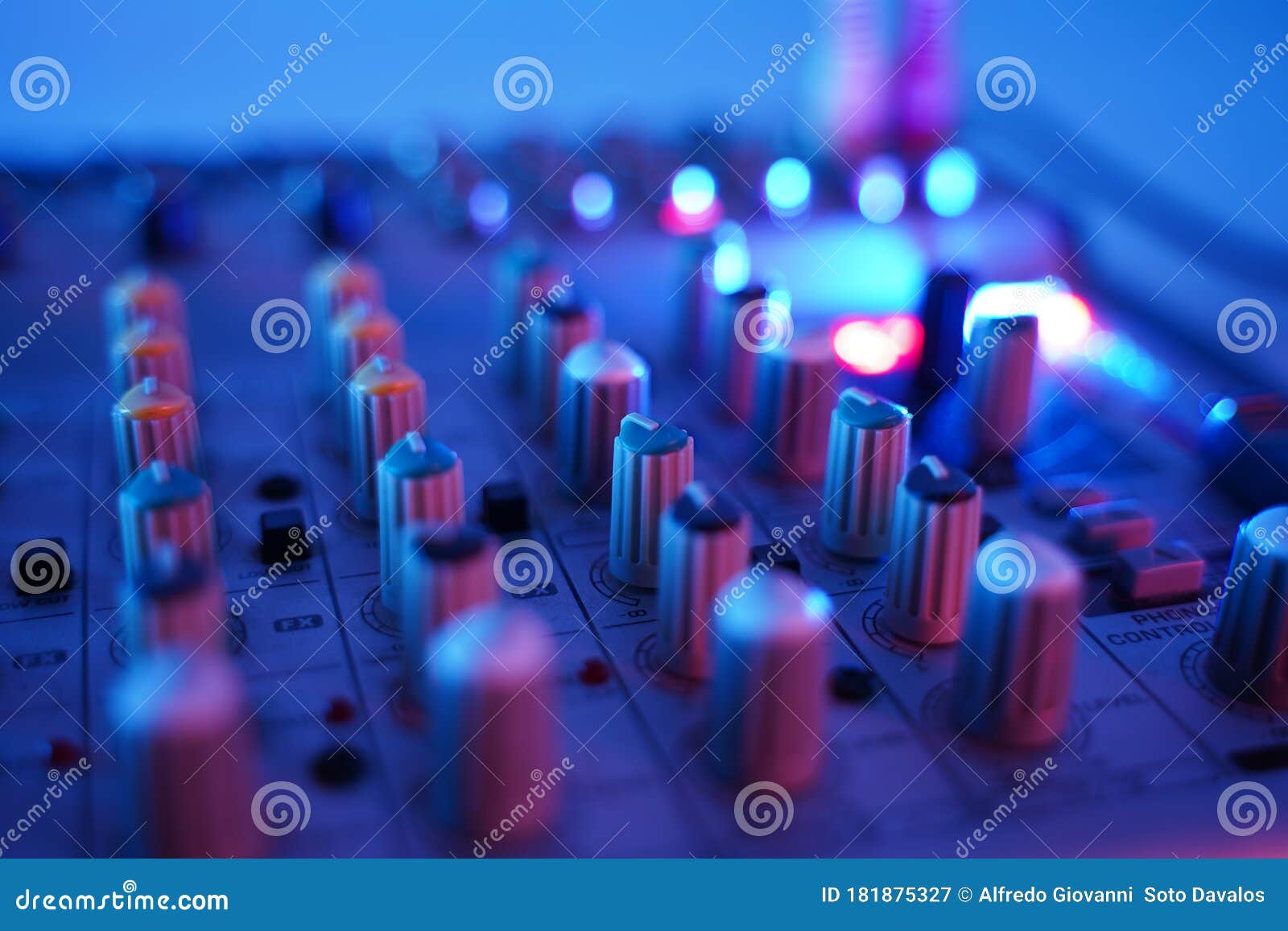 Audio Mixer, Music Production and Events Stock Image - Image of music ...