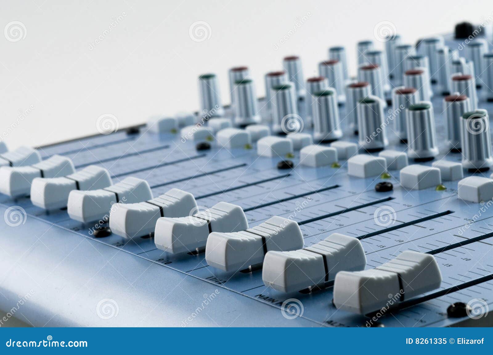 Mixer stock image. Image of console, electronic, faders - 8261335