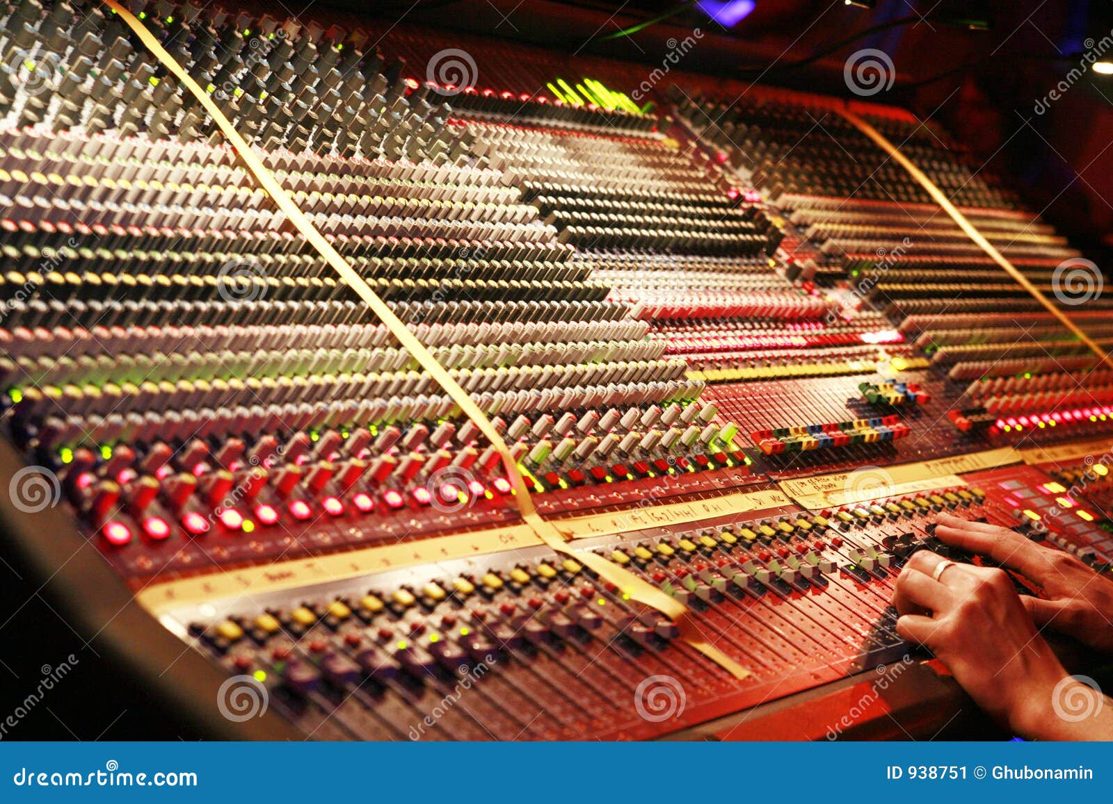 Mixer stock image. Image of controls, console, equipment - 938751