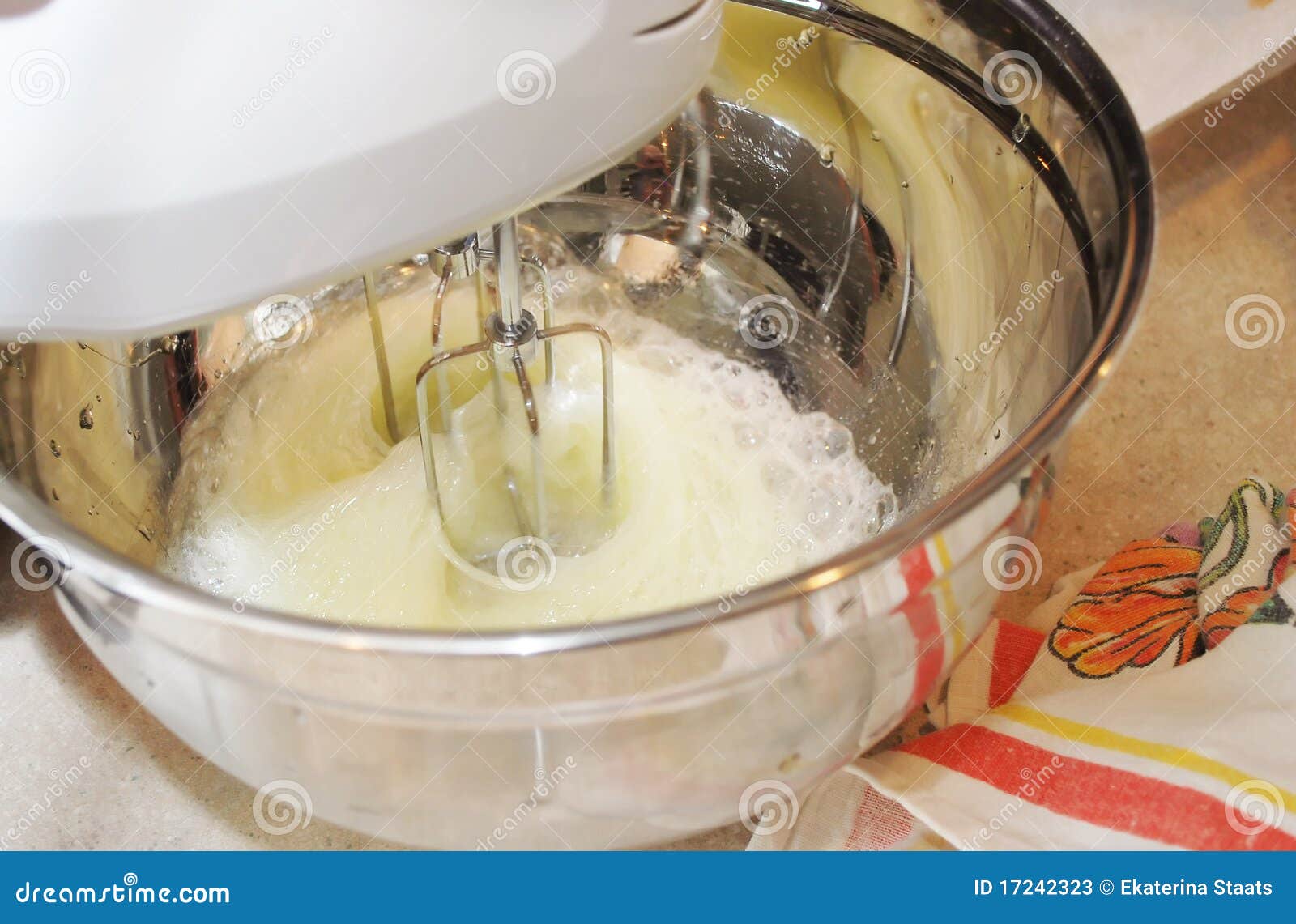Mixer in bowl. stock image. Image of kitchen, ingredient - 17242323