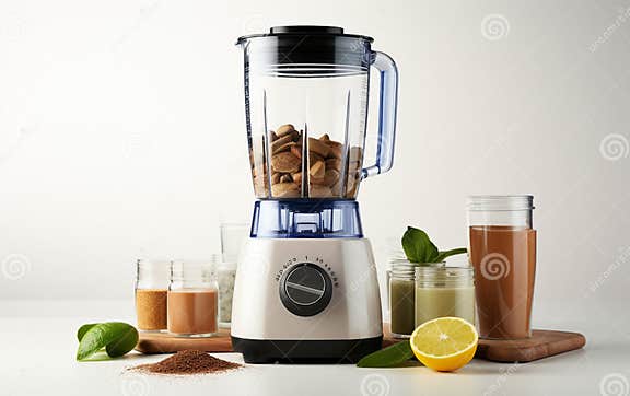 Mixer Grinder on a White Background -Generative Ai Stock Image - Image ...