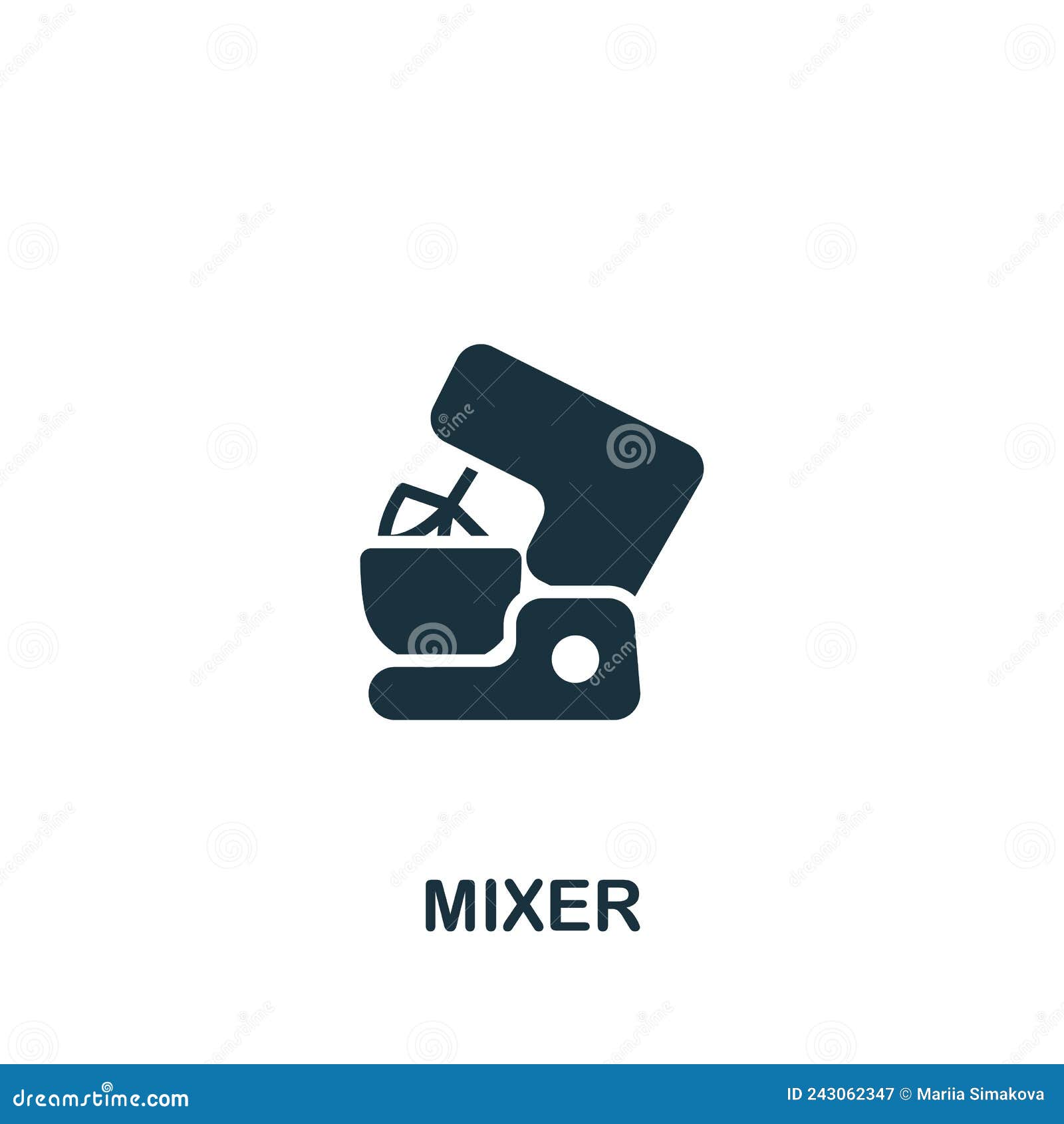Mixer Icon. Monochrome Simple Icon for Templates, Web Design and ...